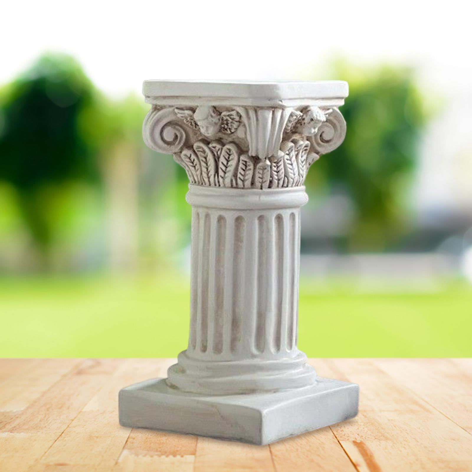 Creative Pedestal Stand Statue Sculpture Holder Greek Column White ...