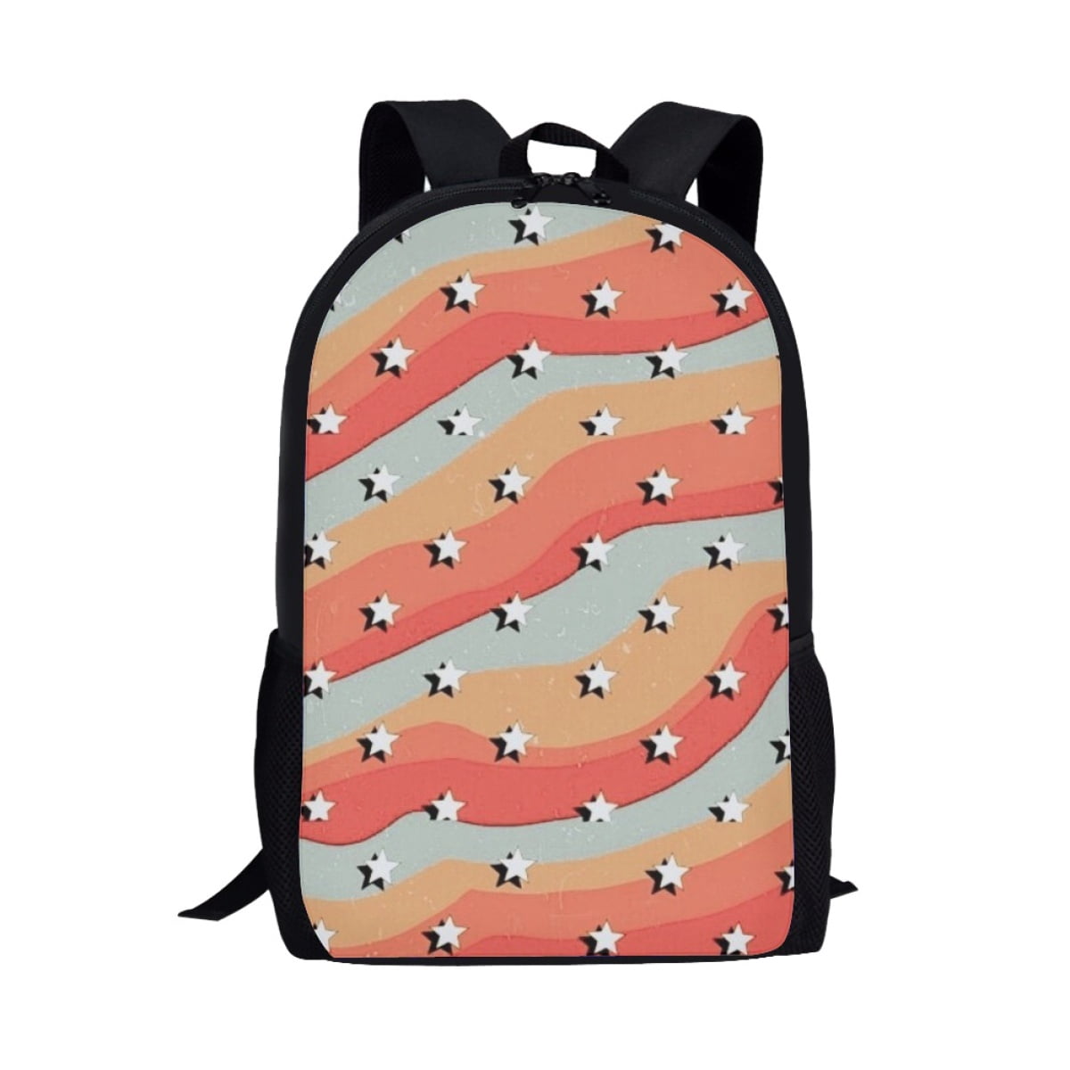 Creative Pentagram Print Bag for Teenager Student Backpack Women Men ...