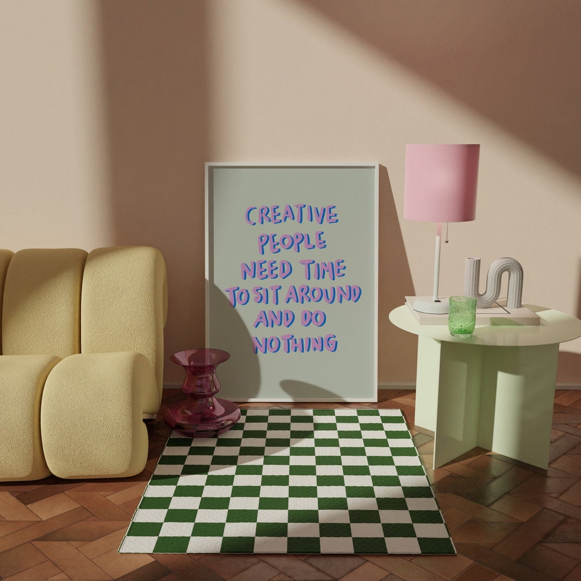 Creative People Poster, Motivational Quotes Typography, Colorful Wall ...