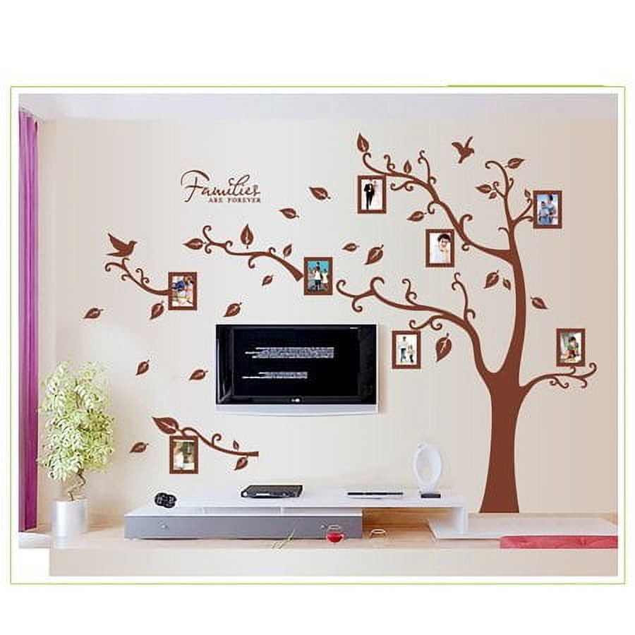 Creative Photo Memory Tree Wall Decal DIY PVC Transparent Film for ...