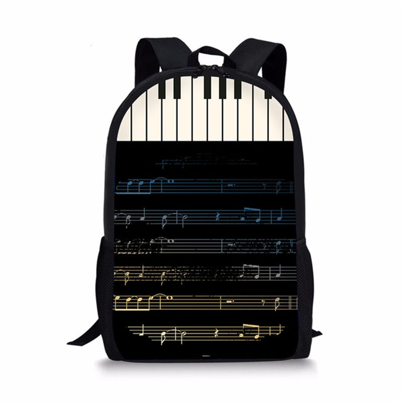 Creative Piano Keys Pattern Students Bag Laptop Bag Teenagers Cool ...