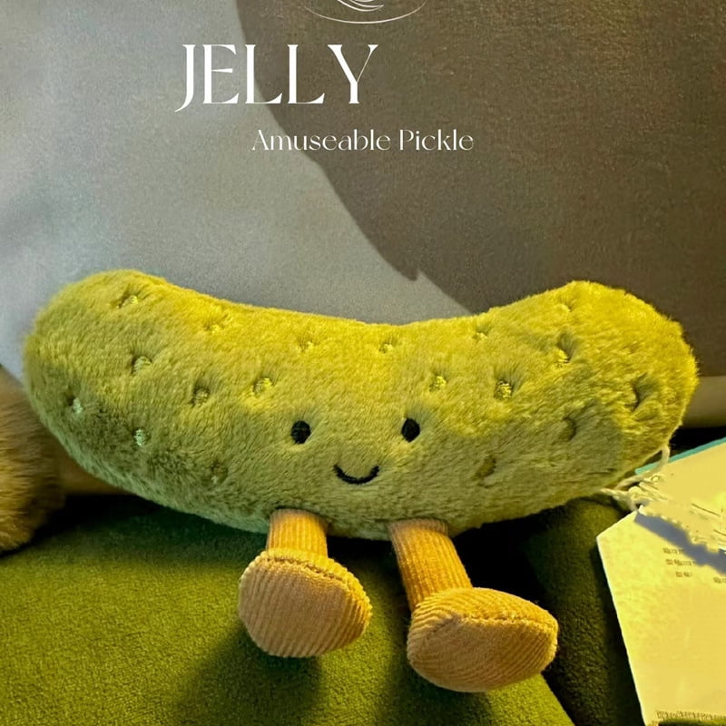 Creative Pickled Cucumber Shaped Plush Toys, Super Cute Simulated ...