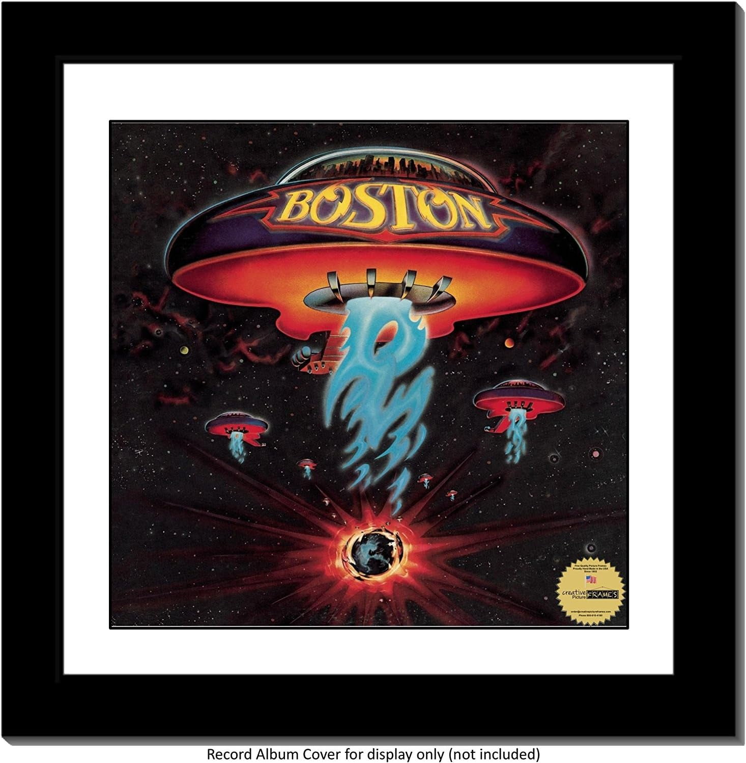 Creative Picture 15" x 15" LP Album Cover Frame, Vinyl Record Wall ...