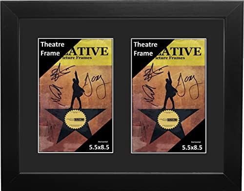 Creative Picture Frames 11"x 14" Black Double Theatre Bill Frame and ...