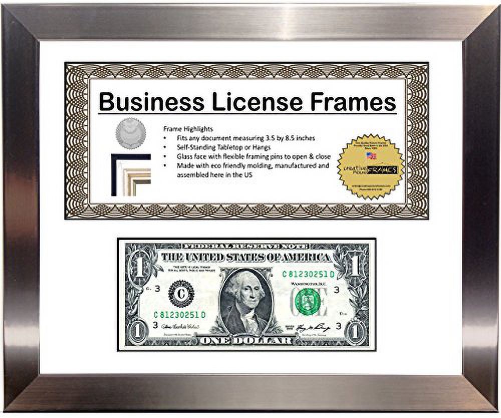 Creative Picture Frames CreativePF [L8.5x11ss-w] Stainless Steel First ...