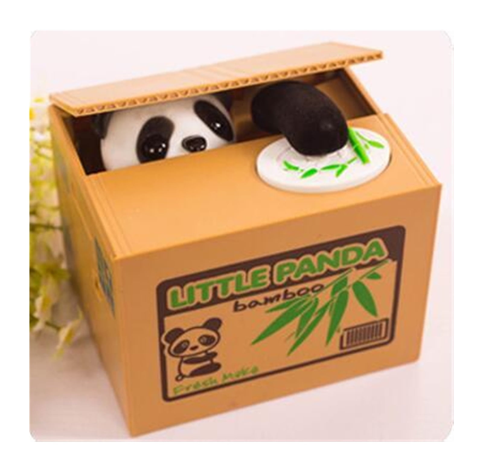 Creative Piggys Bank Steal Money Cat Piggy Banks Panda Coin Box Kids ...