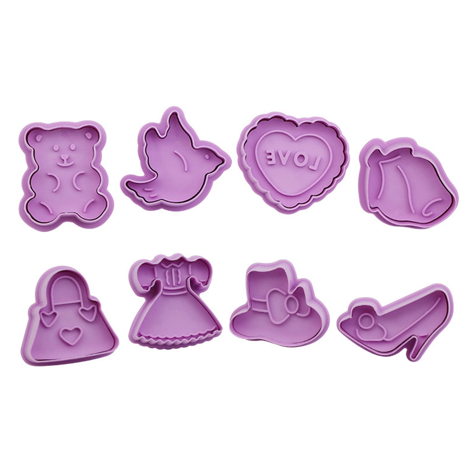 Creative Plastic Cookie Mold Cookie Cutter Kitchen Baking Embossing ...