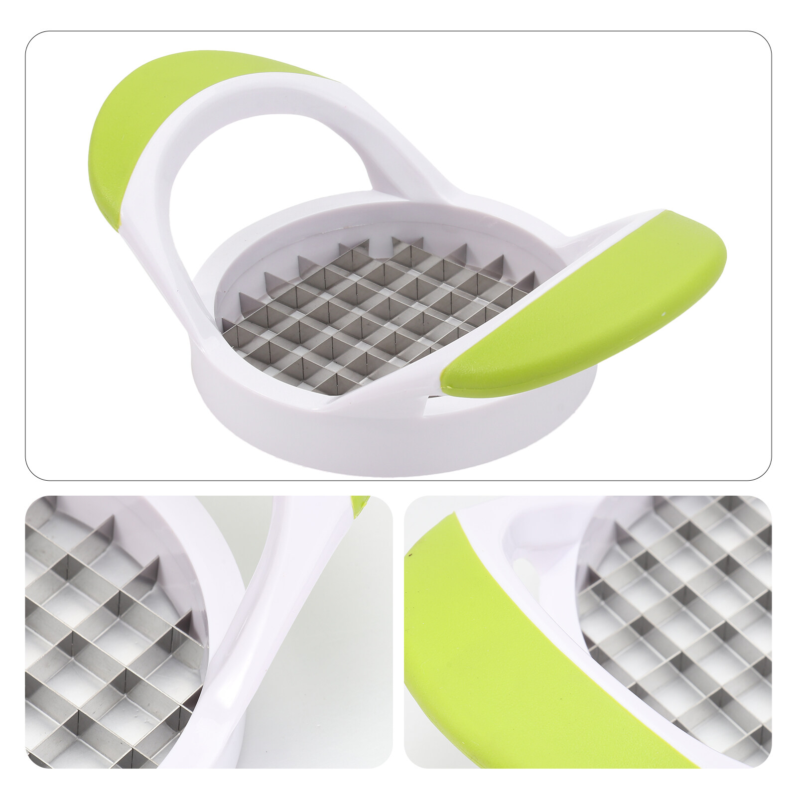 OULII Fries Chopper Potato Cutter Stainless Steel 1Pcs 7.01X4.16X0.42in ...