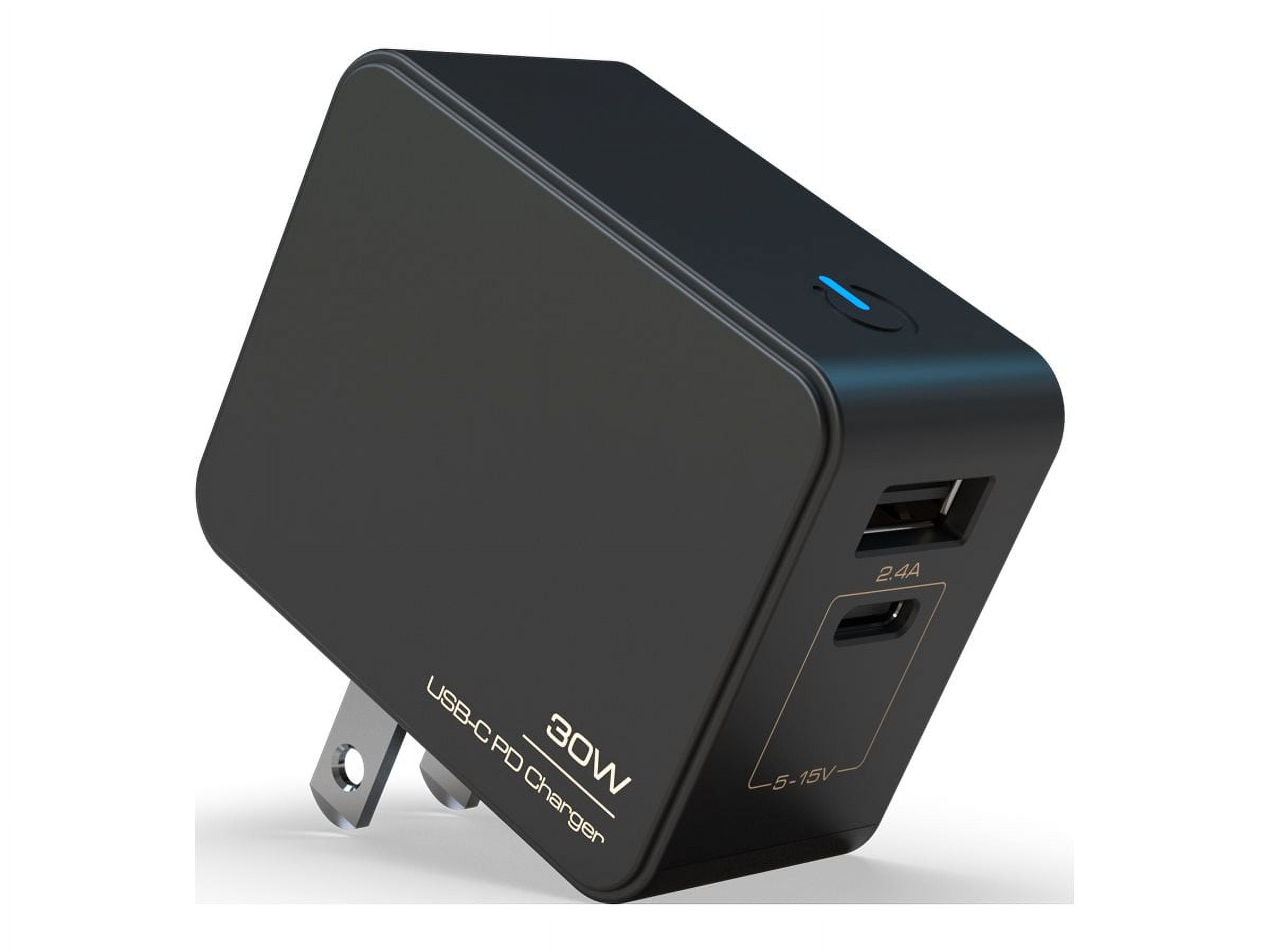 Creative - Power adapter - 30 Watt - 3 A - PD 3.0, QC 3.0 - 2 output ...