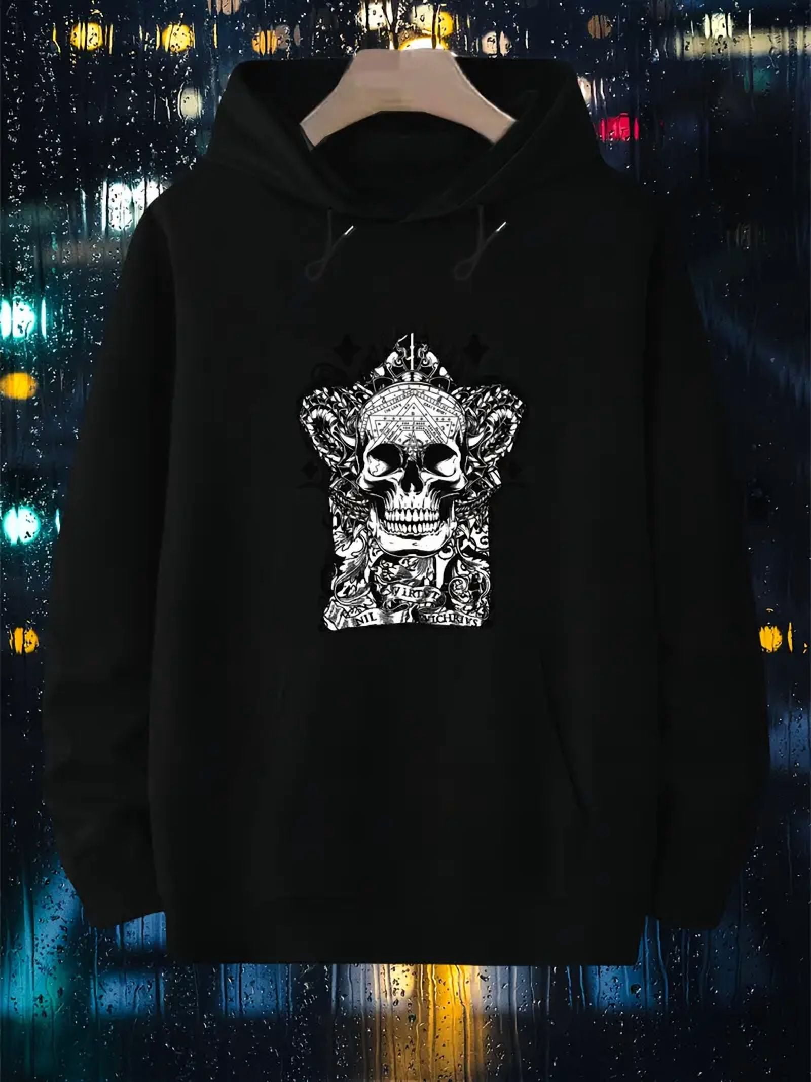 Creative Print American High Street Oversized Fashion Hoodie Sweatshirt ...