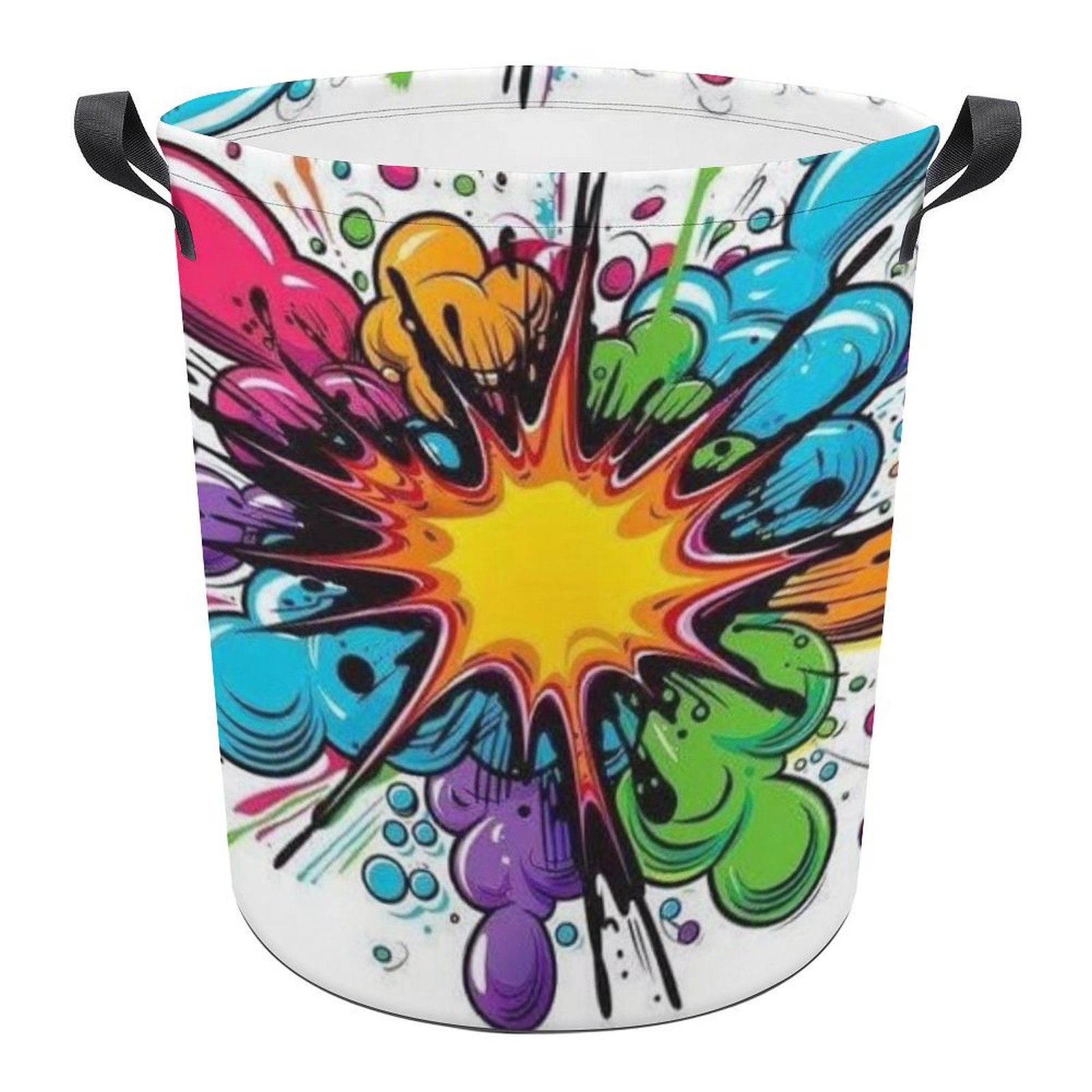 Creative Print Print Foldable Laundry Basket for Clothes Storage Hamper ...