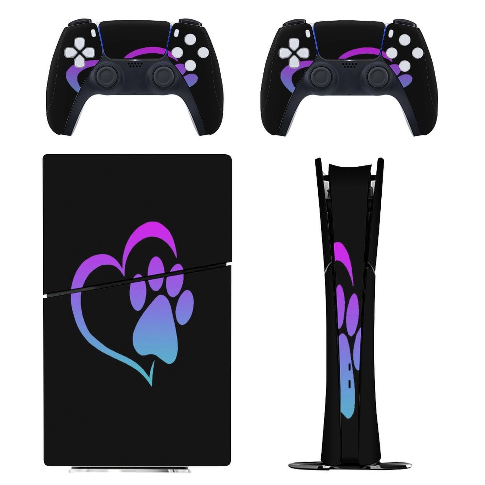 Creative Printing Love Foot PS5/PS5 Pro/PS5 Slim Digital Disc Skin ...