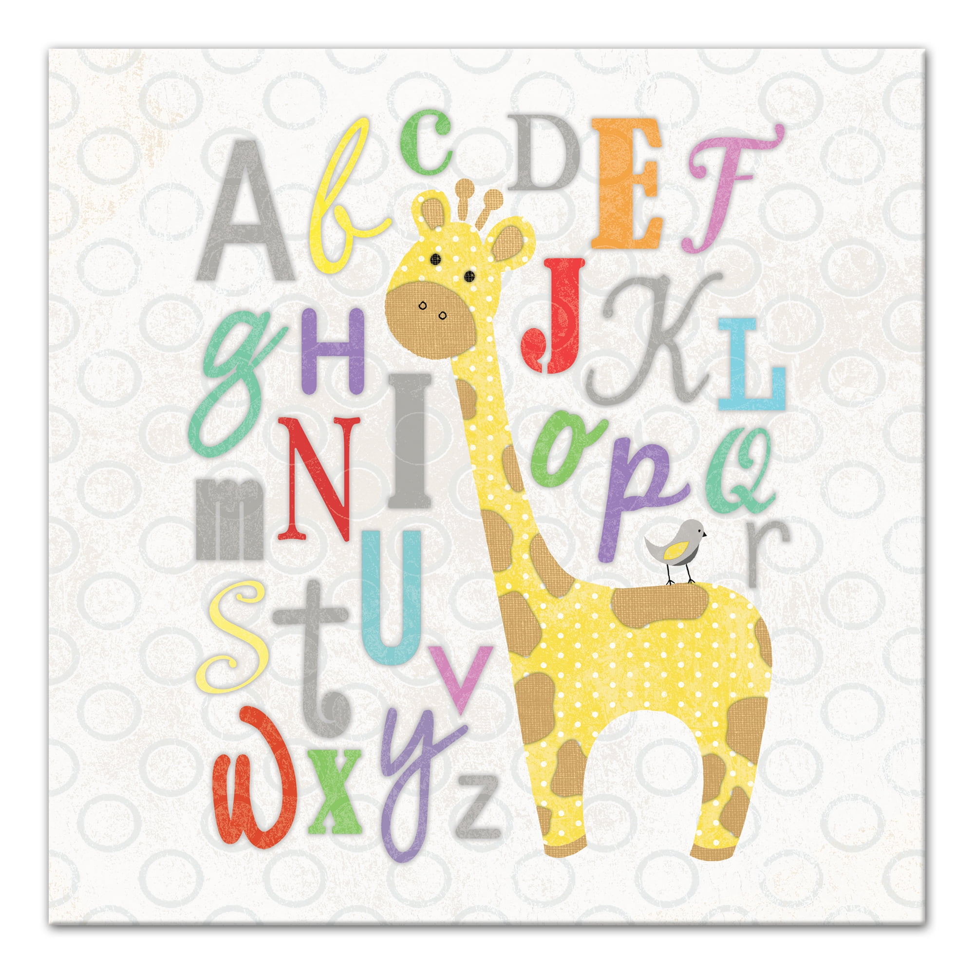 Creative Products Alphabet Giraffe 16x16 Canvas Wall Art - Walmart.com