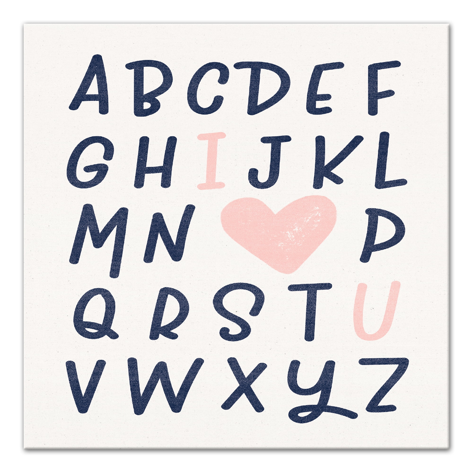Creative Products Alphabet I Love You 16x16 Canvas Wall Art - Walmart.com