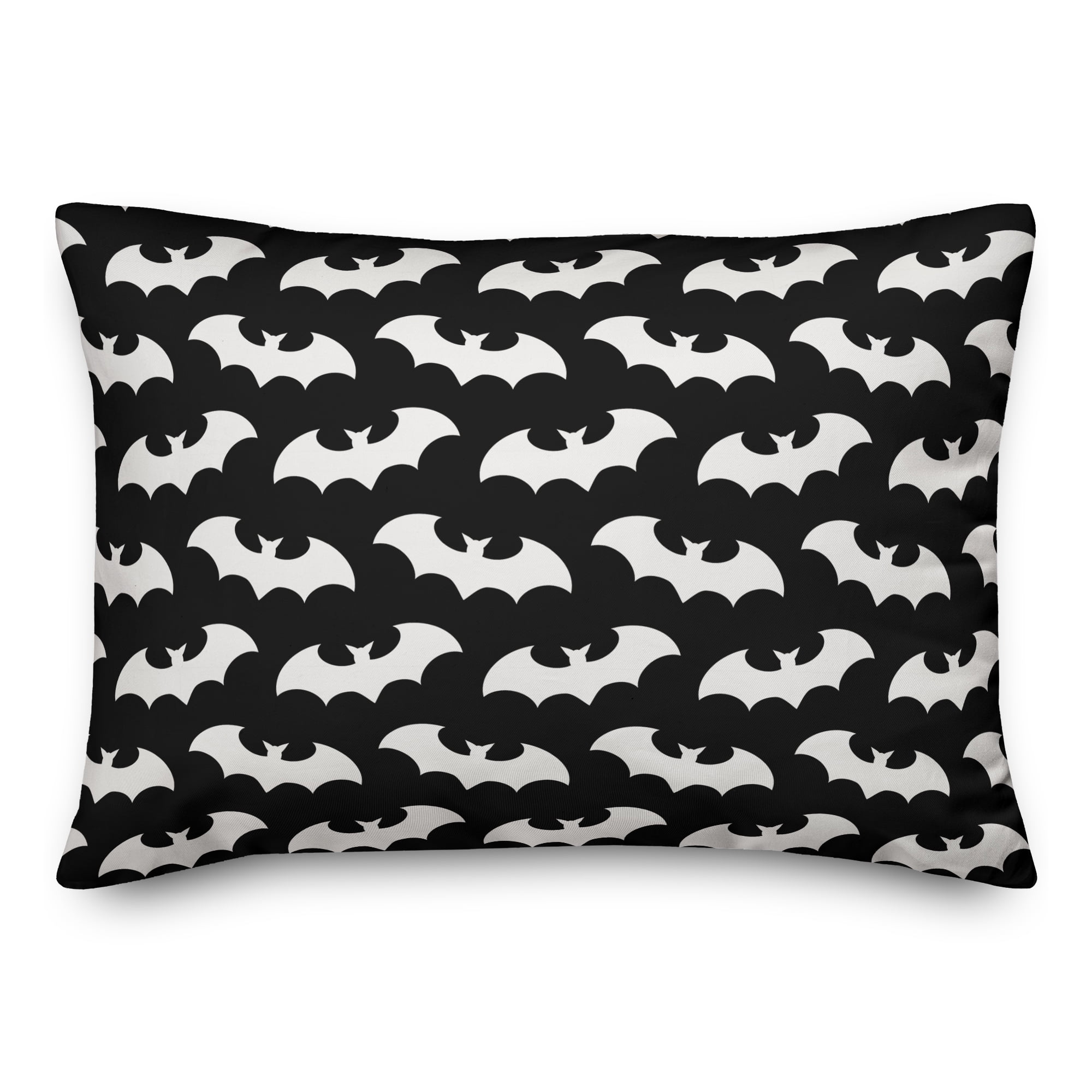 Creative Products Bat Pattern 14x20 Spun Poly Pillow - Walmart.com
