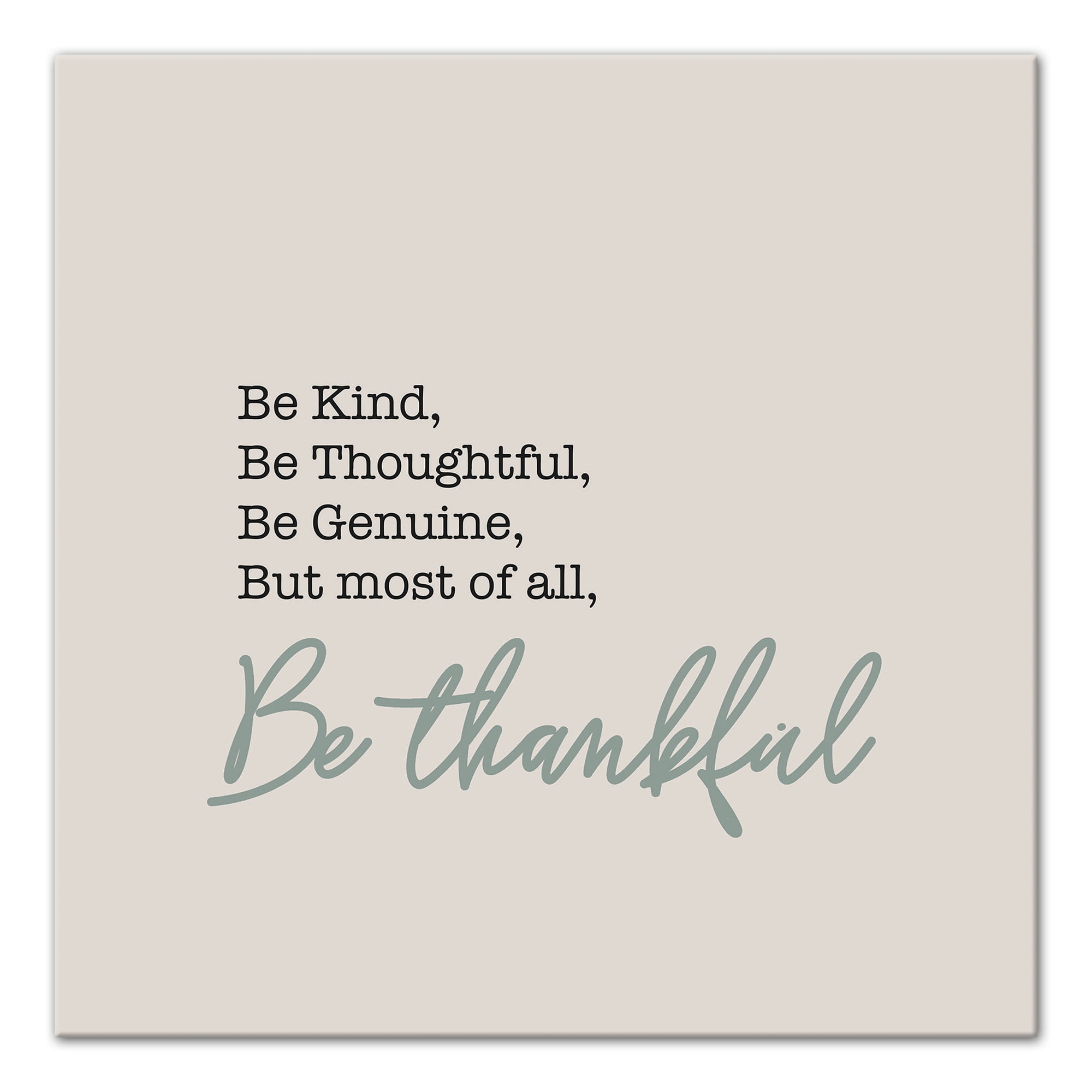 Creative Products Be Thankful Harvest Sentiment 20 x 20 Canvas Wall Art ...