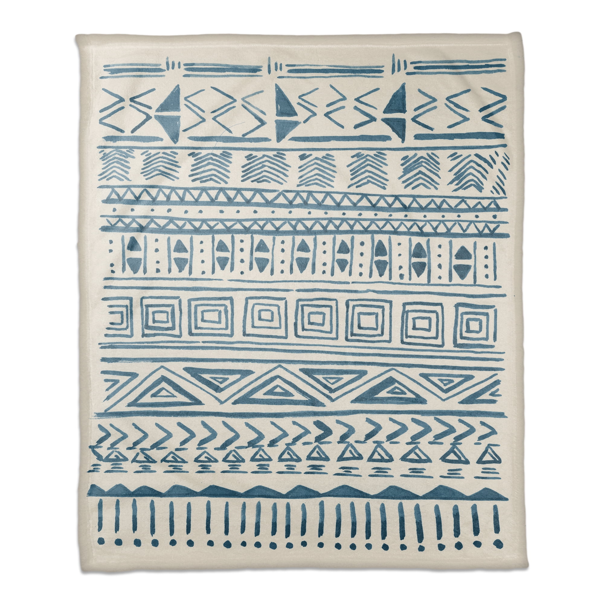 Creative Products Blue Aztec 50 x 60 Coral Fleece Blanket - Walmart.com