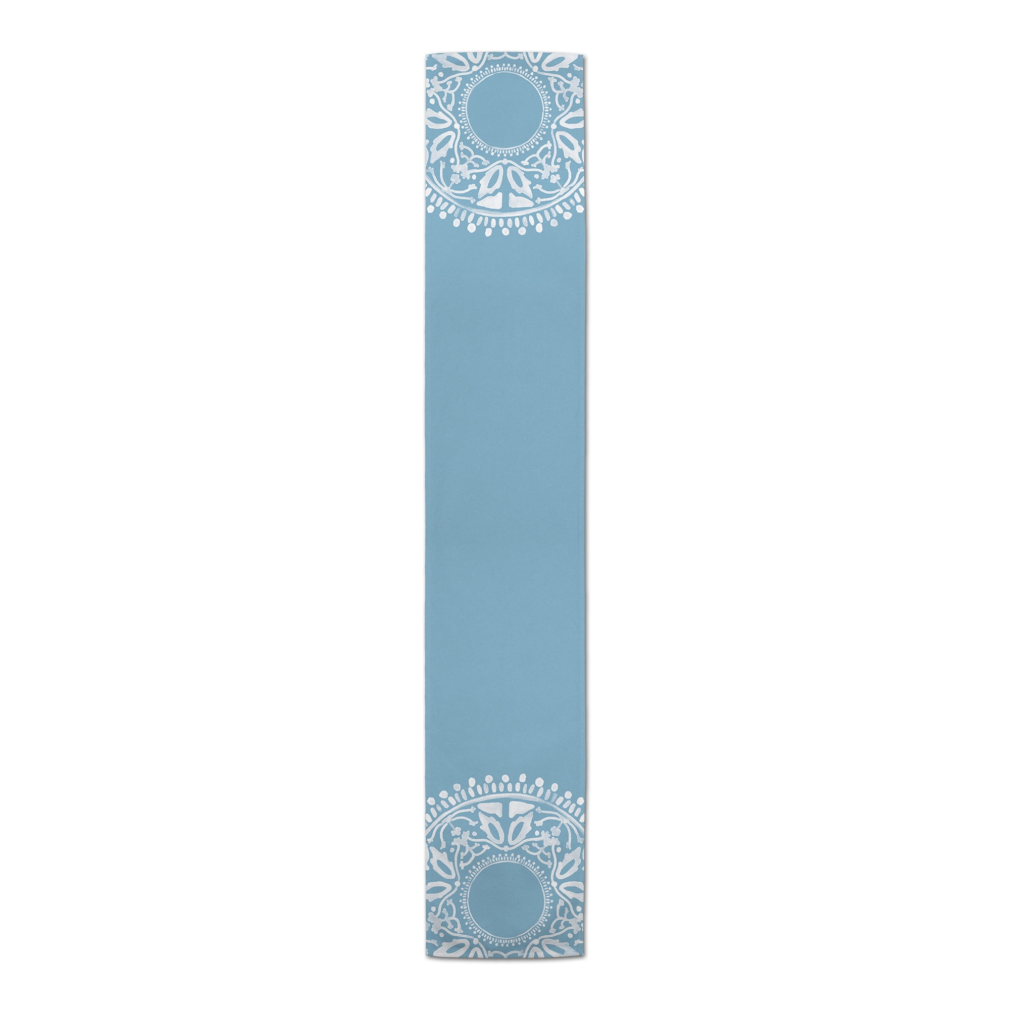 Creative Products Blue Boho Circle 16 x 90 Poly Twill Table Runner ...
