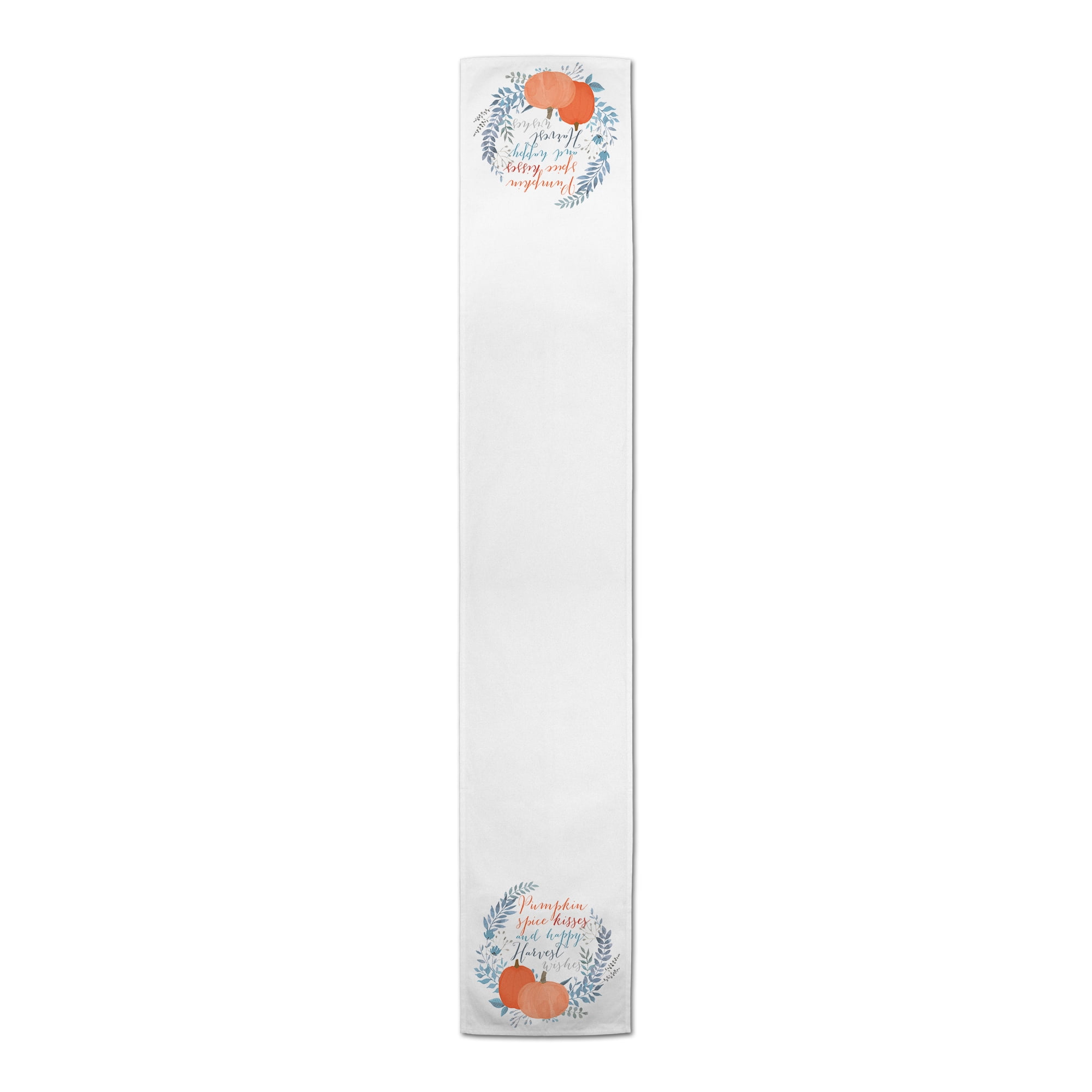 Creative Products Blue Fall Wreath Kisses and Wishes 16x90 Poly Twill ...