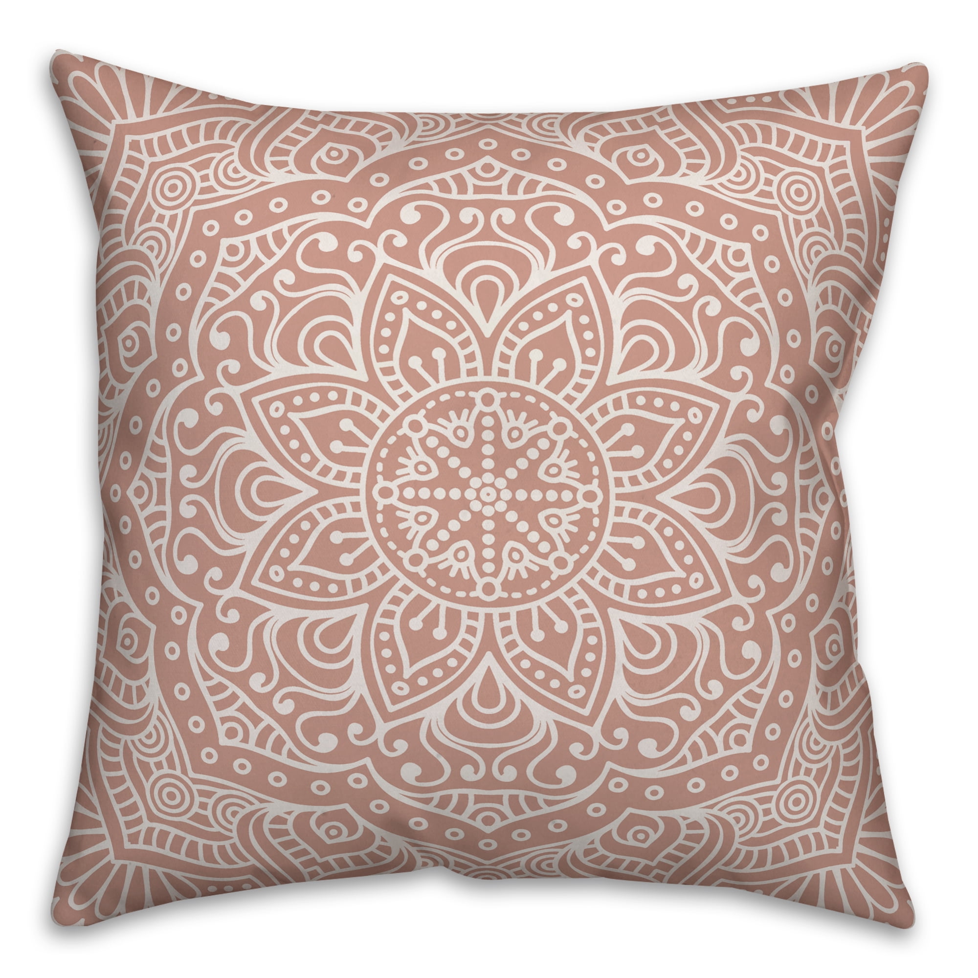 Creative Products Blush Boho Medallion 20x20 Spun Poly Pillow - Walmart.com