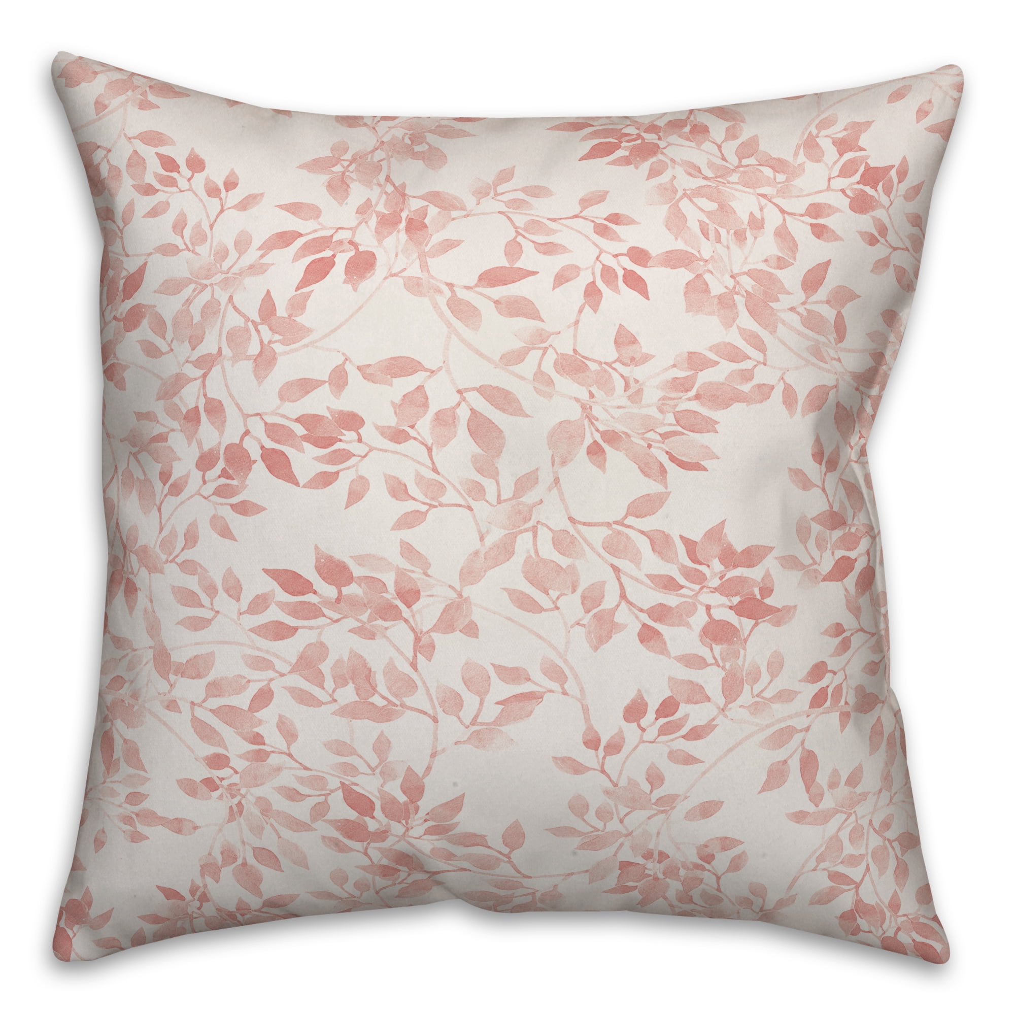 Creative Products Blush Leaves 20x20 Spun Poly Pillow - Walmart.com