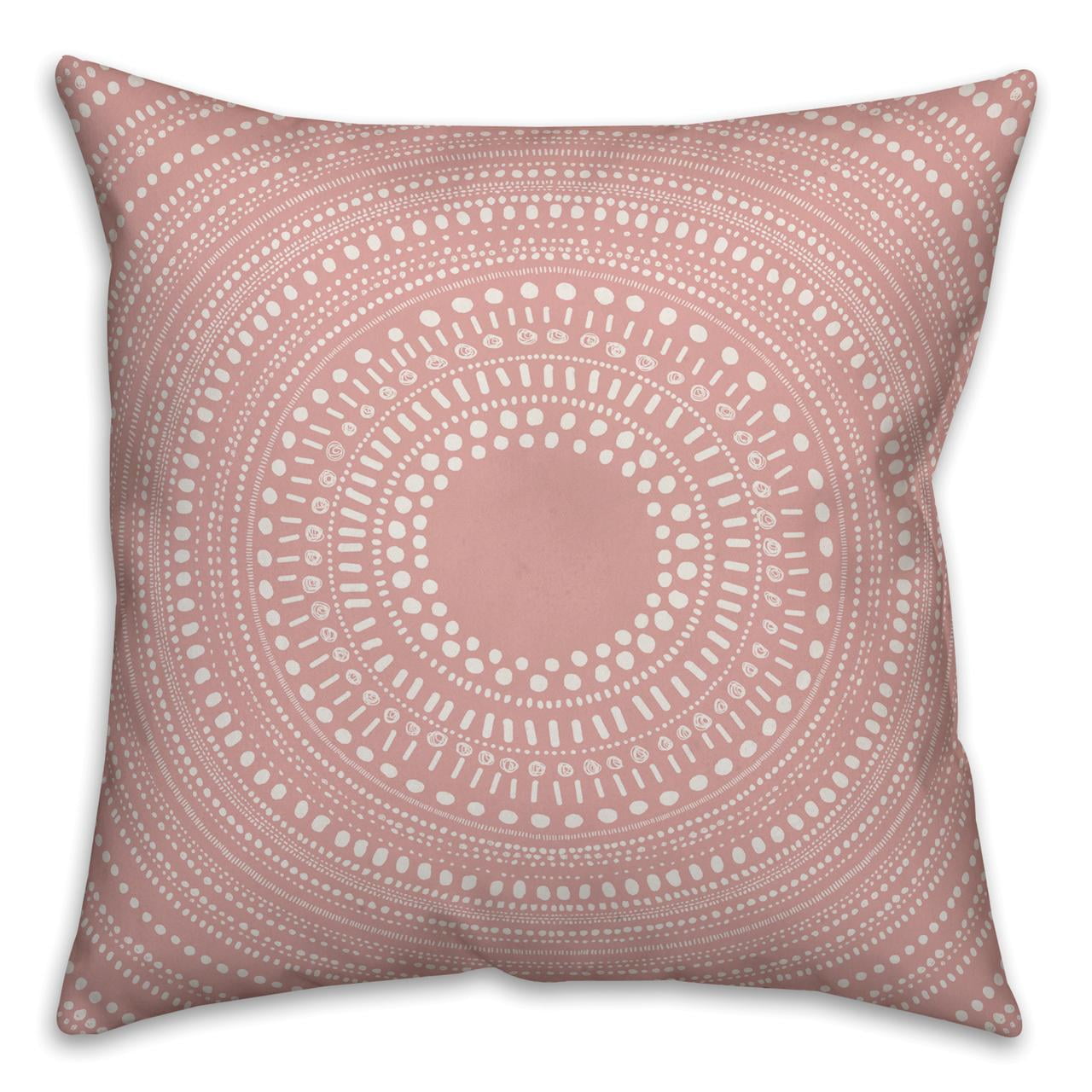Creative Products Blush Medallion 20x20 Spun Poly Pillow - Walmart.com