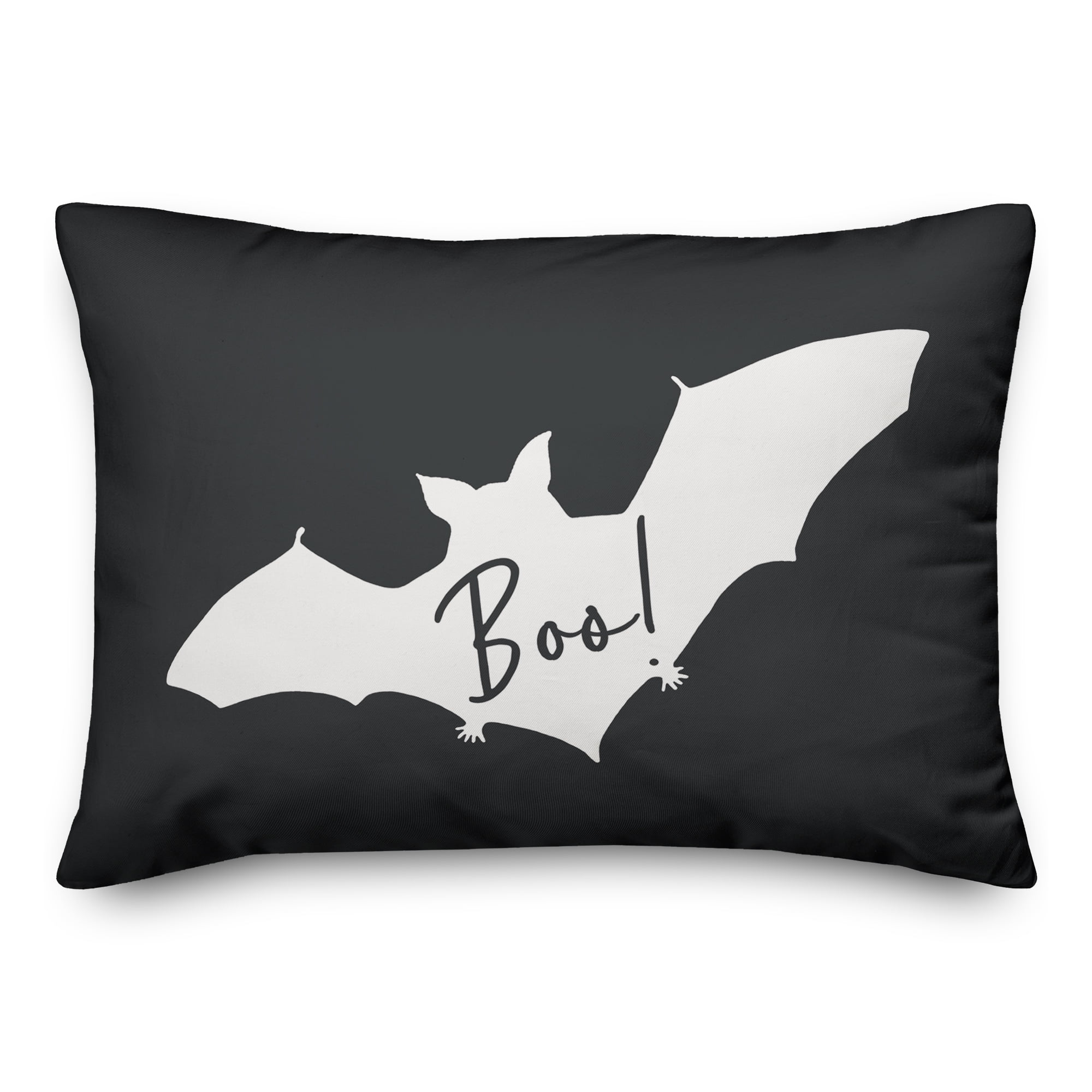 Creative Products Boo Bat Gray 20 x 14 Spun Poly Pillow - Walmart.com