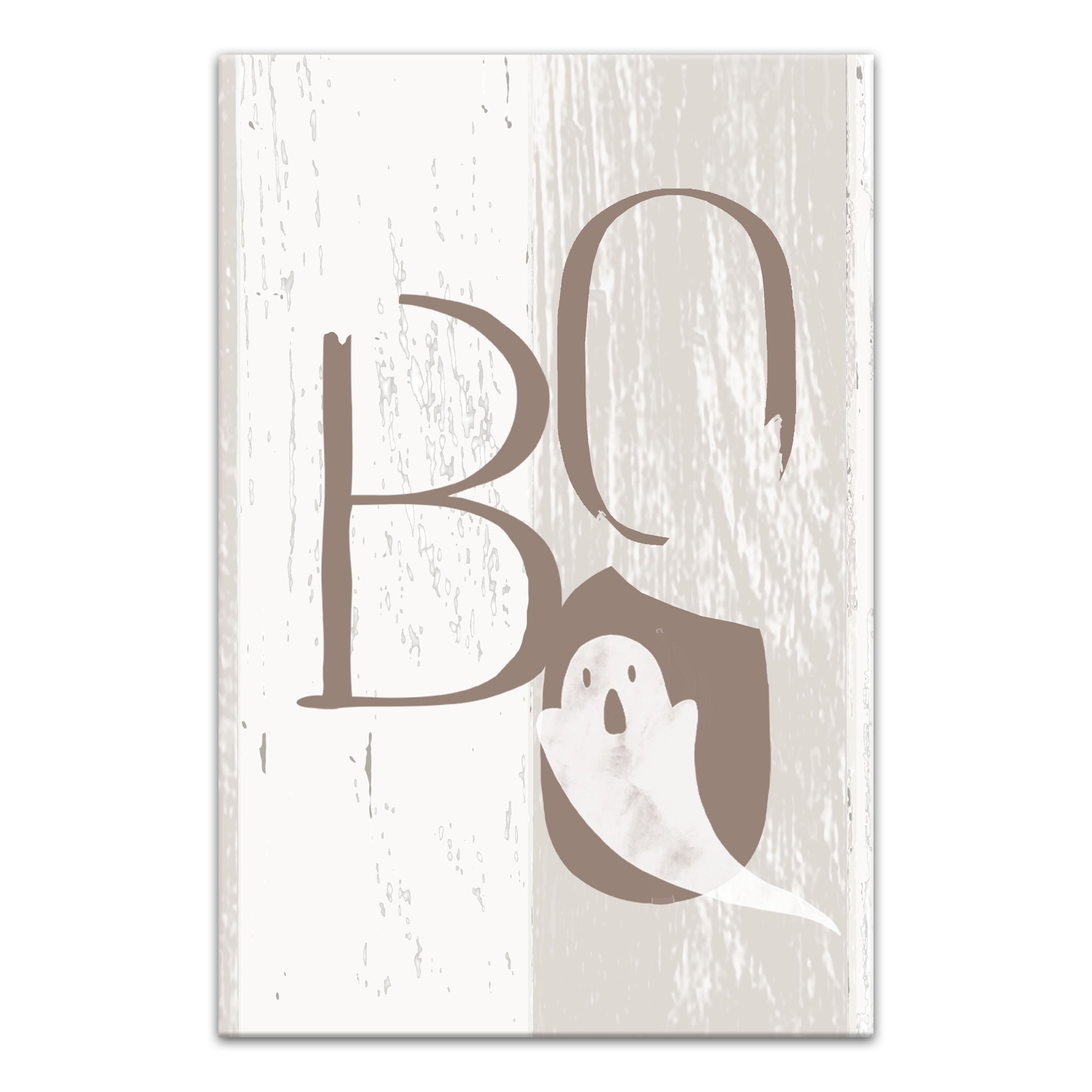 Creative Products Boo Faux Wood 12 x 18 Canvas Wall Art - Walmart.com