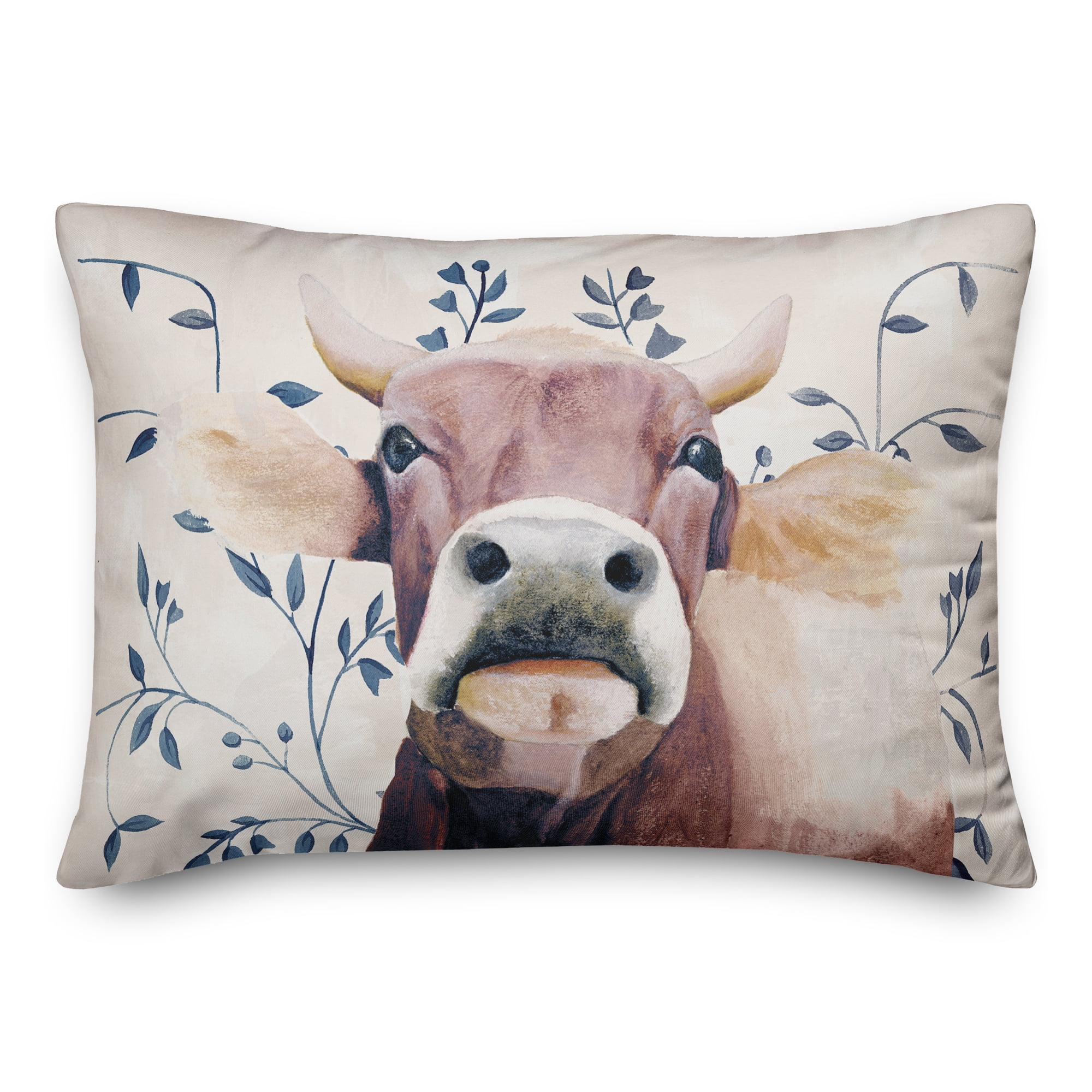 Creative Products Cow with Patterns 14x20 Spun Poly Pillow - Walmart.com