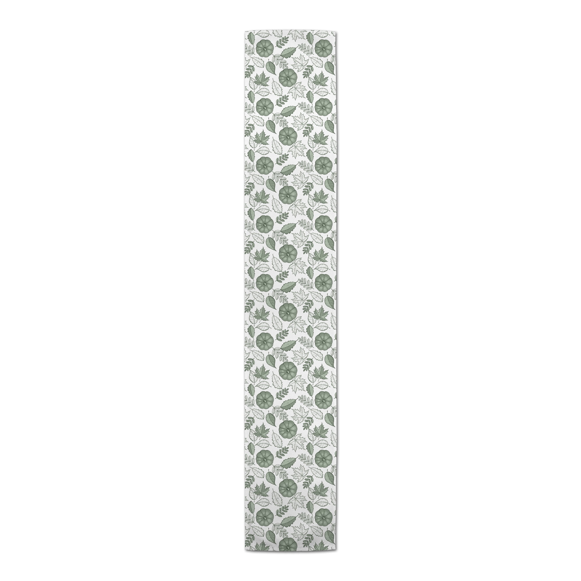 Creative Products Fall Foliage Sage Green 16x90 Poly Twill Table Runner ...
