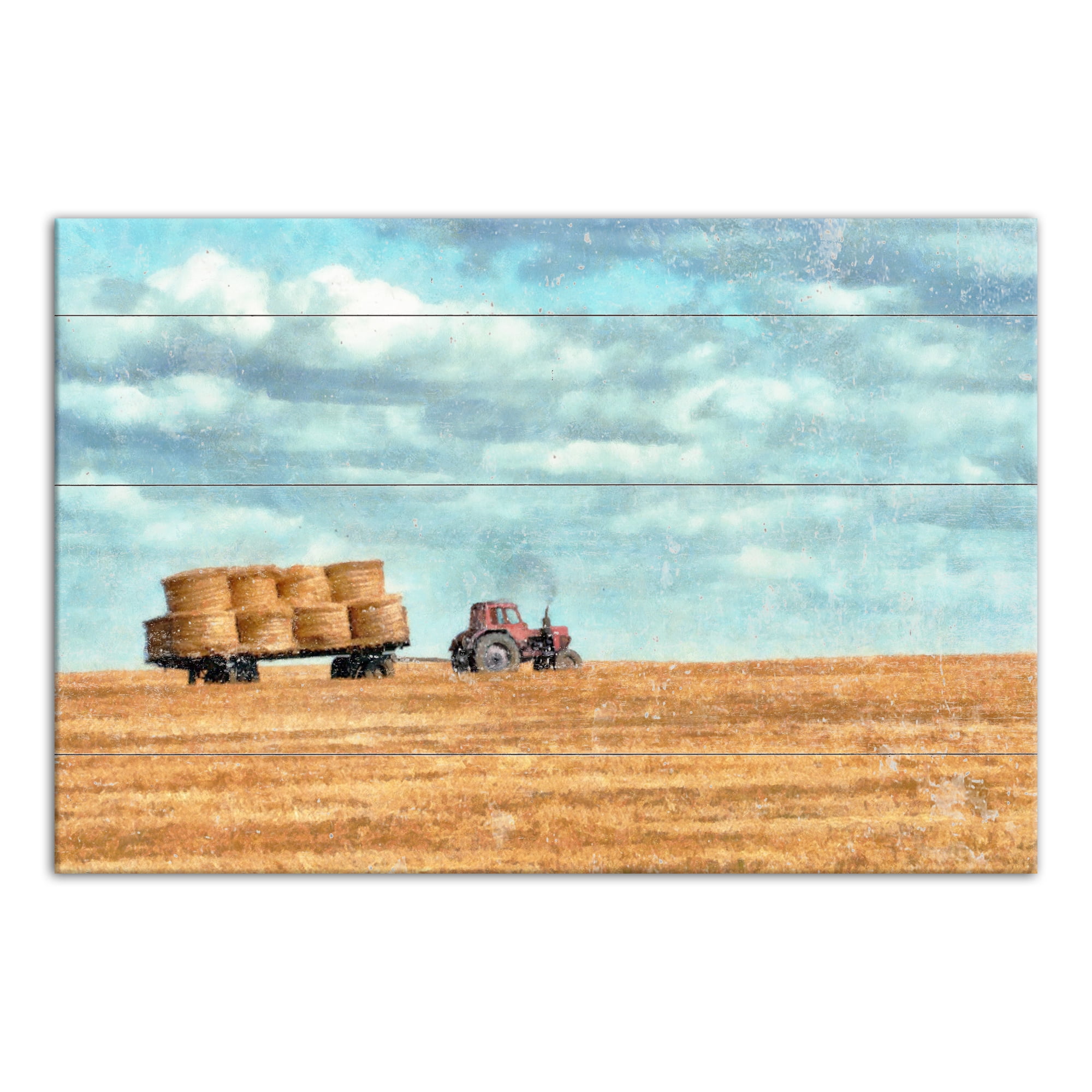 Creative Products Farmhouse Tractor Painting 20x30 Canvas Wall Art ...