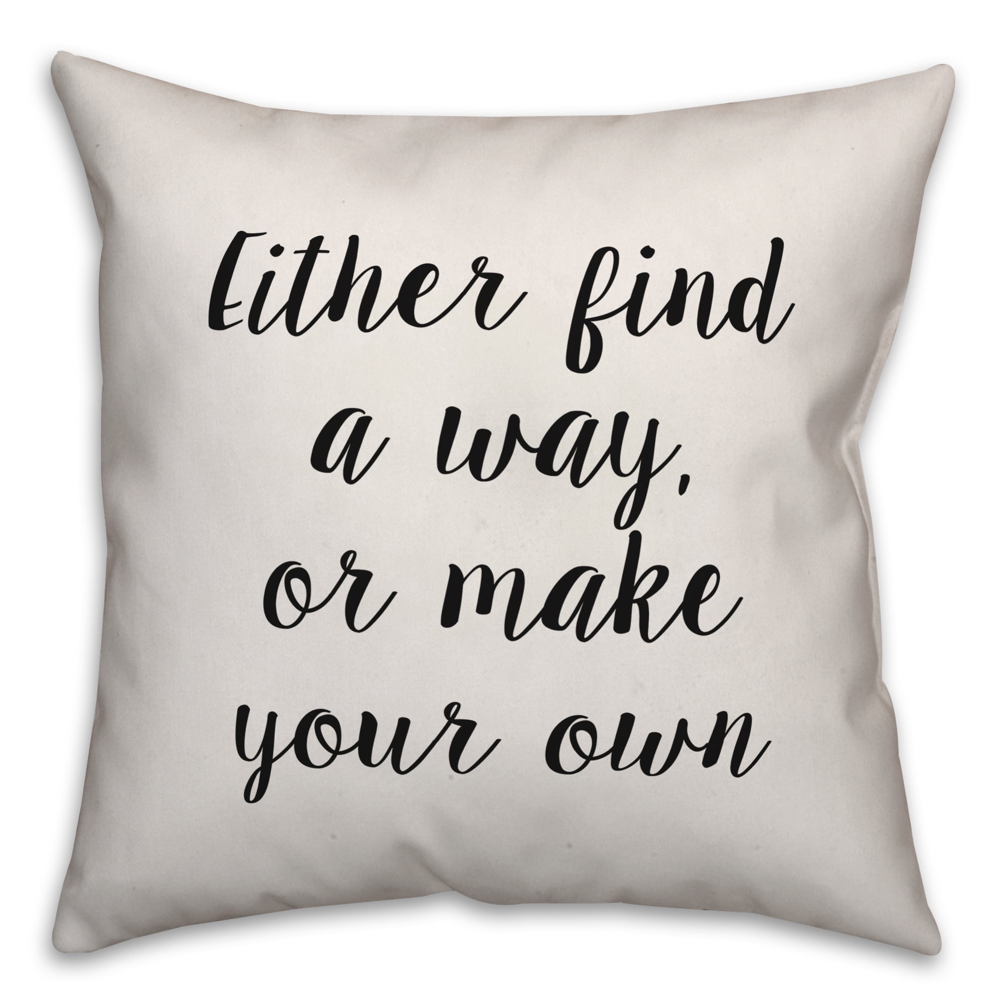 Creative Products Find A Way Or Make Your Own 20x20 Spun Poly Pillow ...