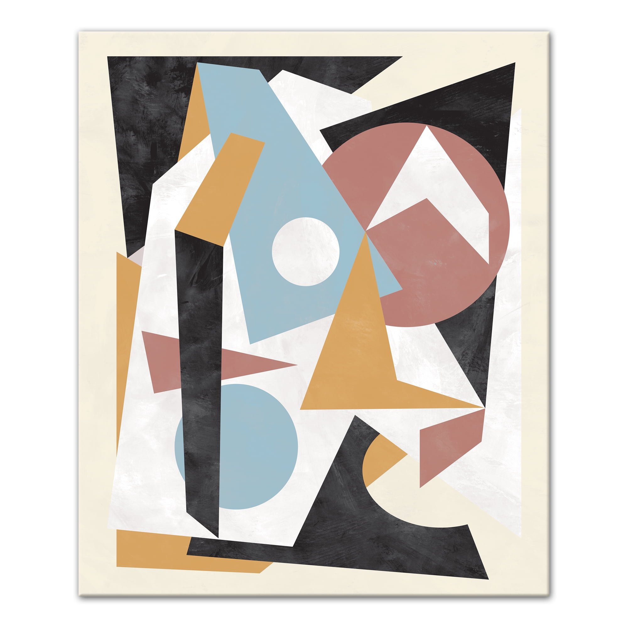 Creative Products Geo Shapes Stacked Colors 20x24 Canvas Wall Art ...