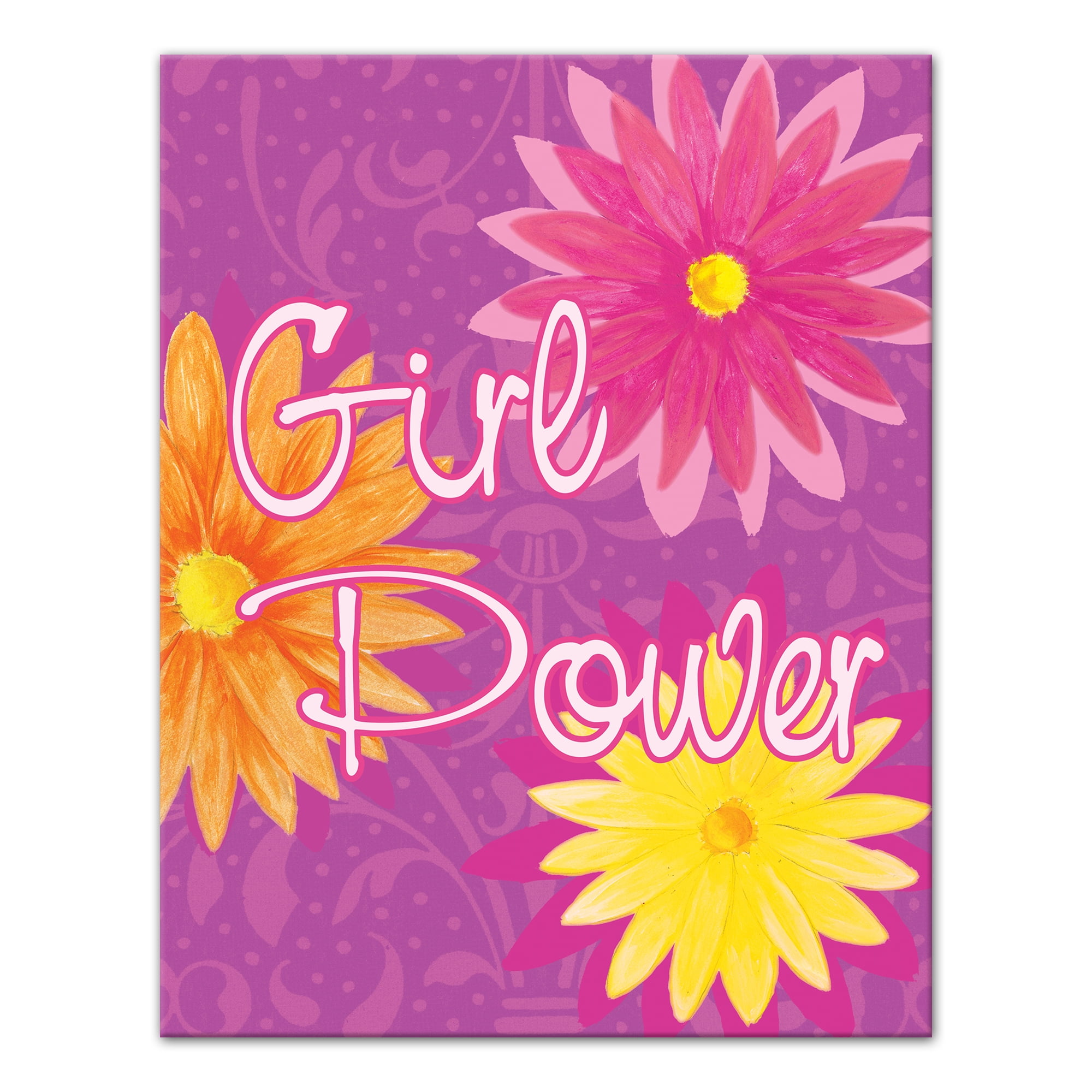 Creative Products Girl Power Flowers 11x14 Canvas Wall Art - Walmart.com