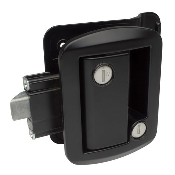 Global Link Classic Pro Travel Trailer Entrance Lock, Black Powder Coat ...