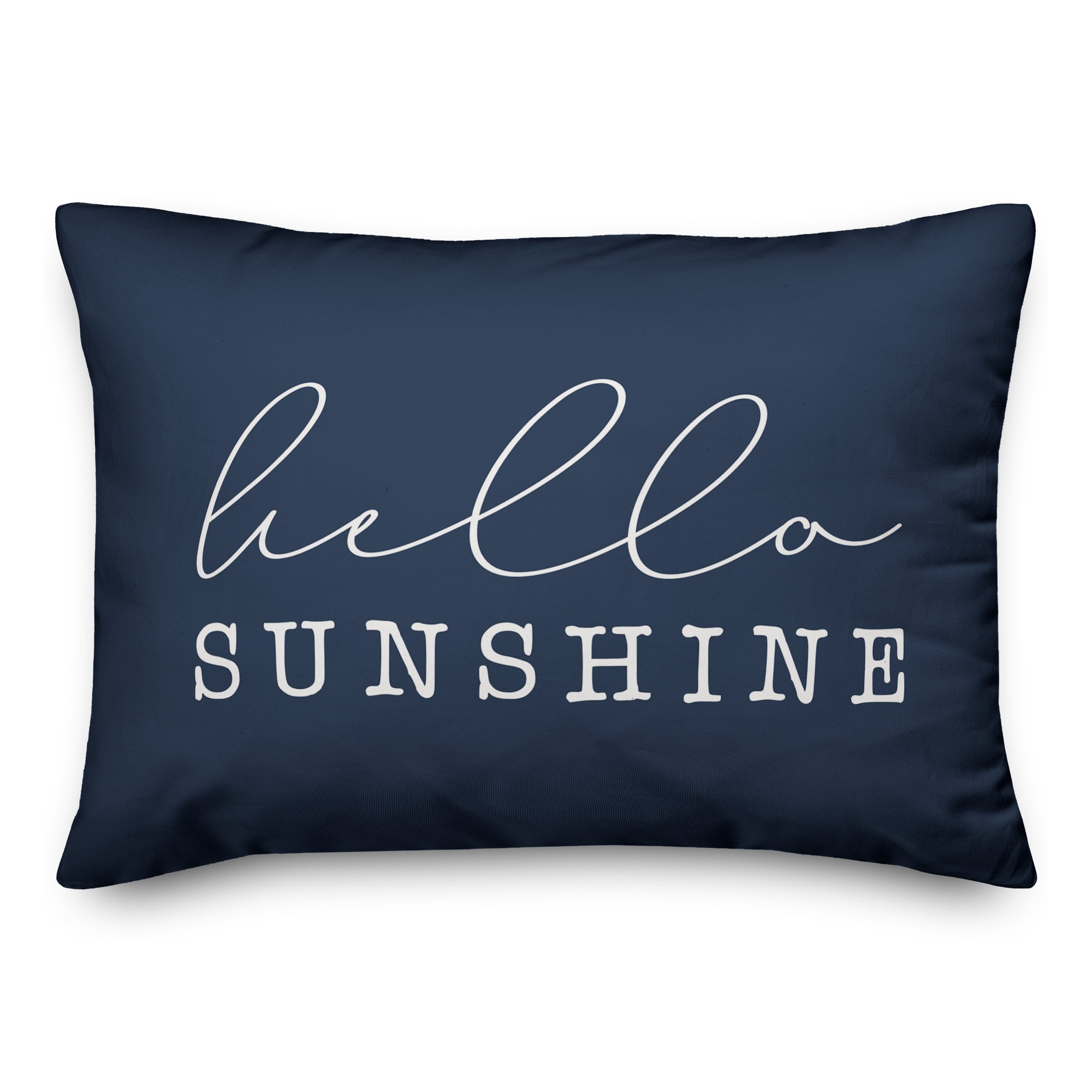 Creative Products Hello Sunshine Script Navy 14x20 Indoor / Outdoor ...