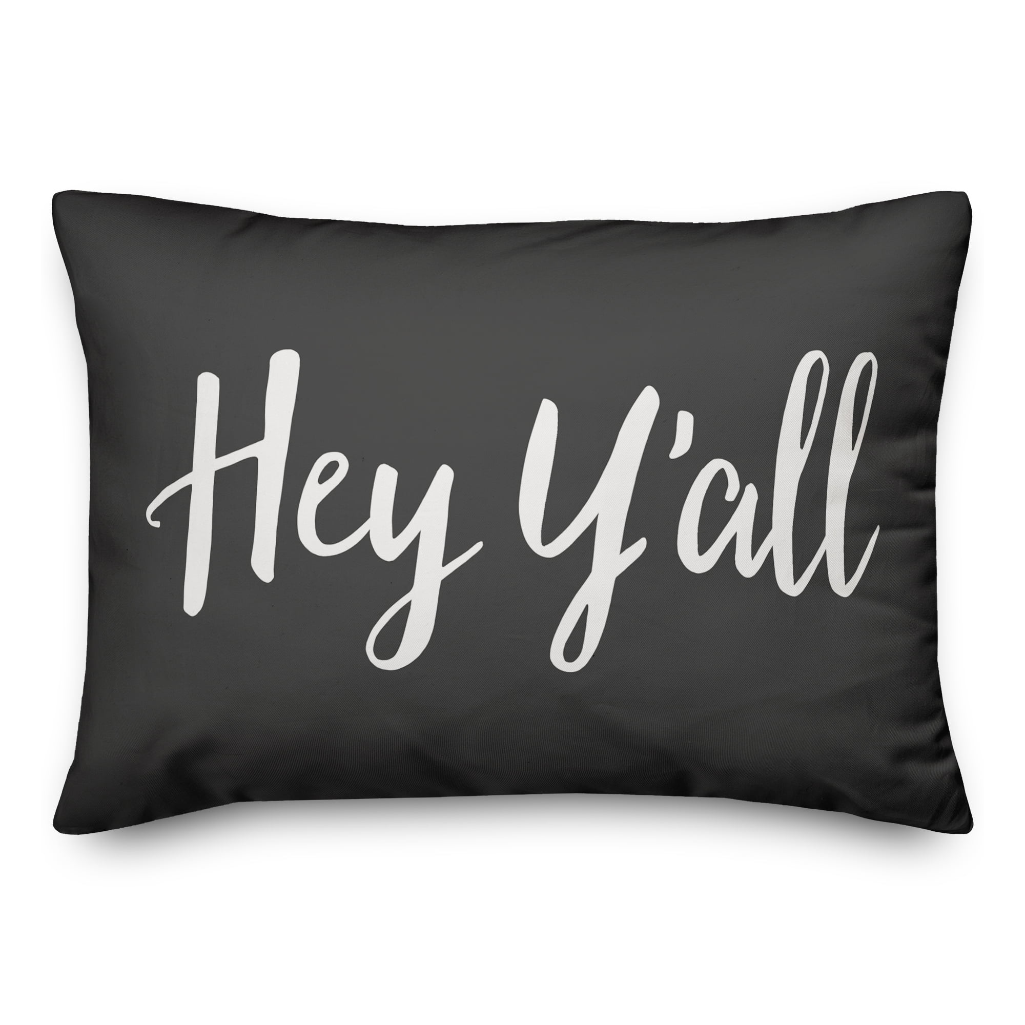 Creative Products Hey Y'all Bold Script Black and White 14x20 Indoor ...