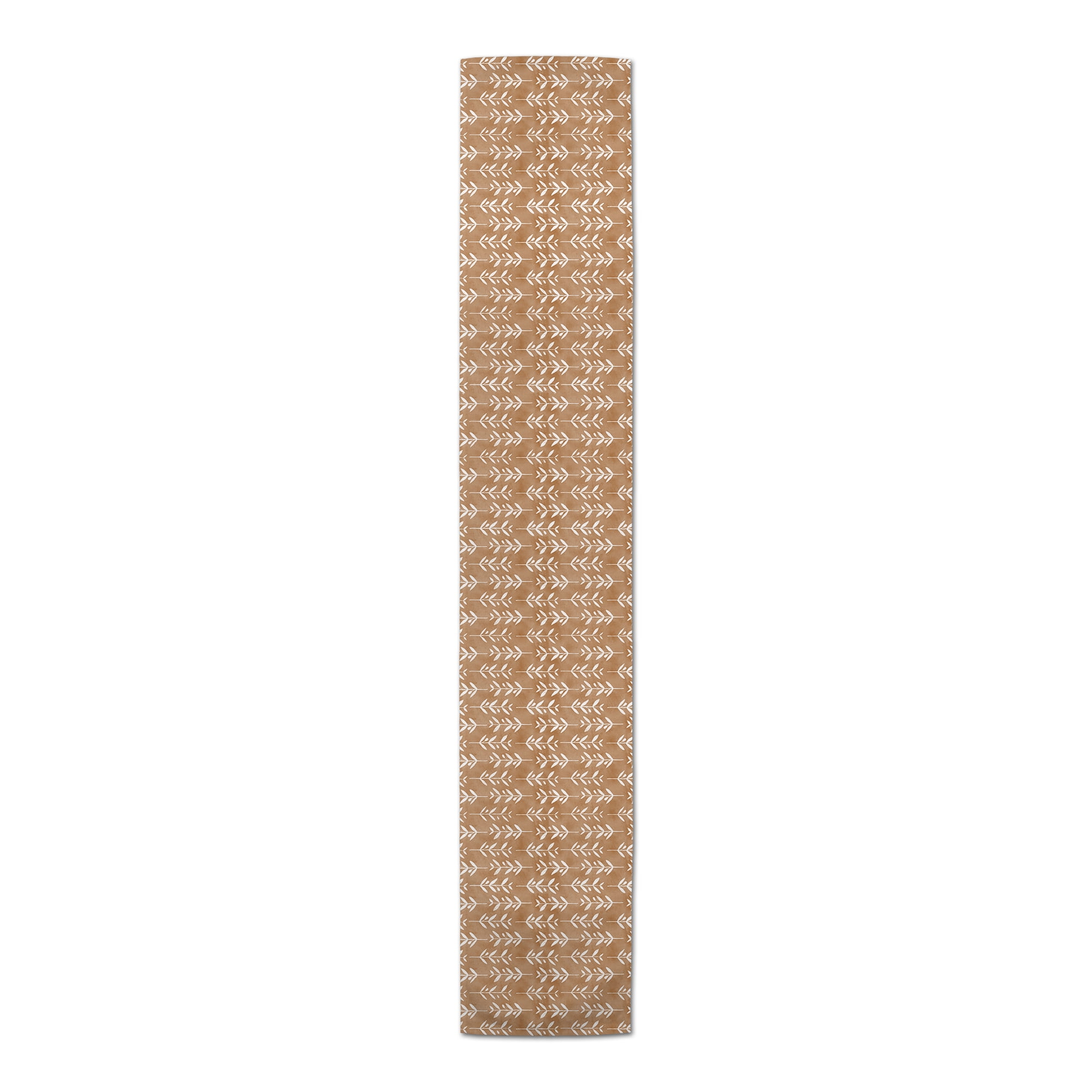 Creative Products Leaves on Copper Pattern 16x90 Poly Twill Table ...