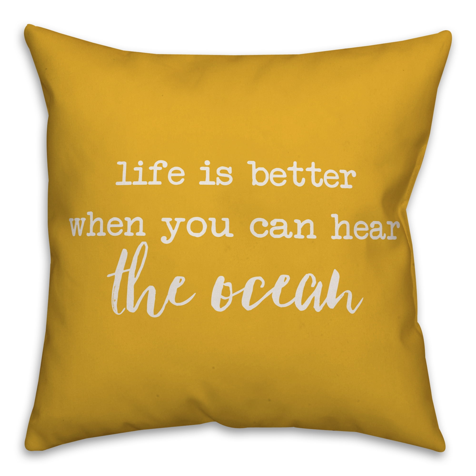 Creative Products Life is Better When You Can Hear the Ocean Script ...