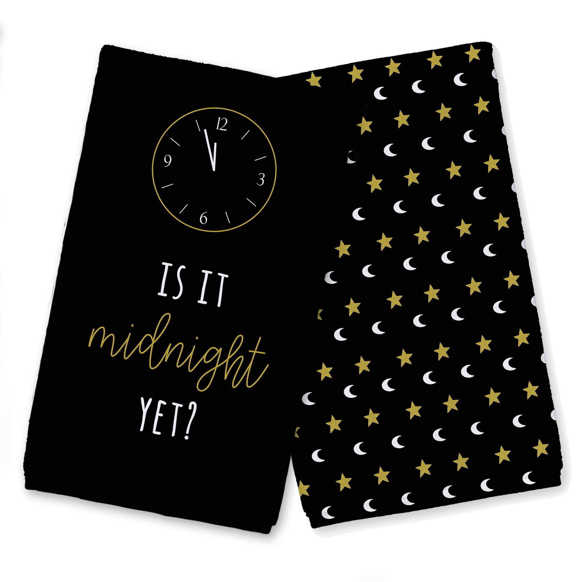 Creative Products Midnight Countdown 16 x 25 Tea Towel Set of 2 ...