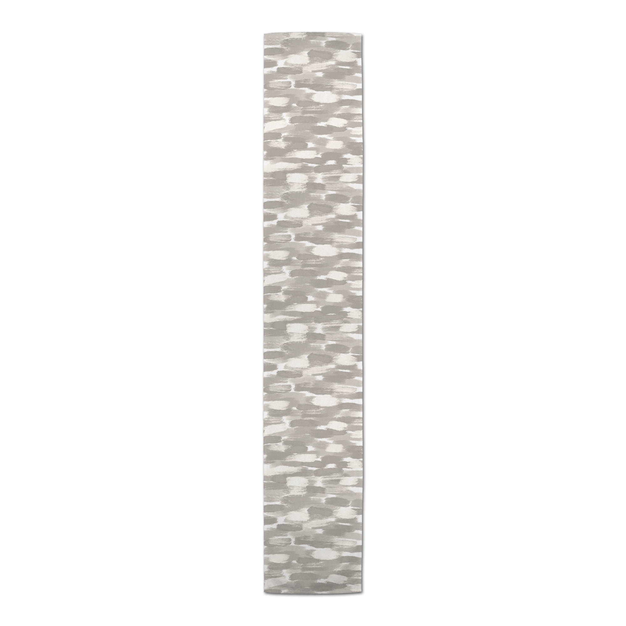 Creative Products Painted Brush Strokes Khaki 16x72 Poly Twill Table ...