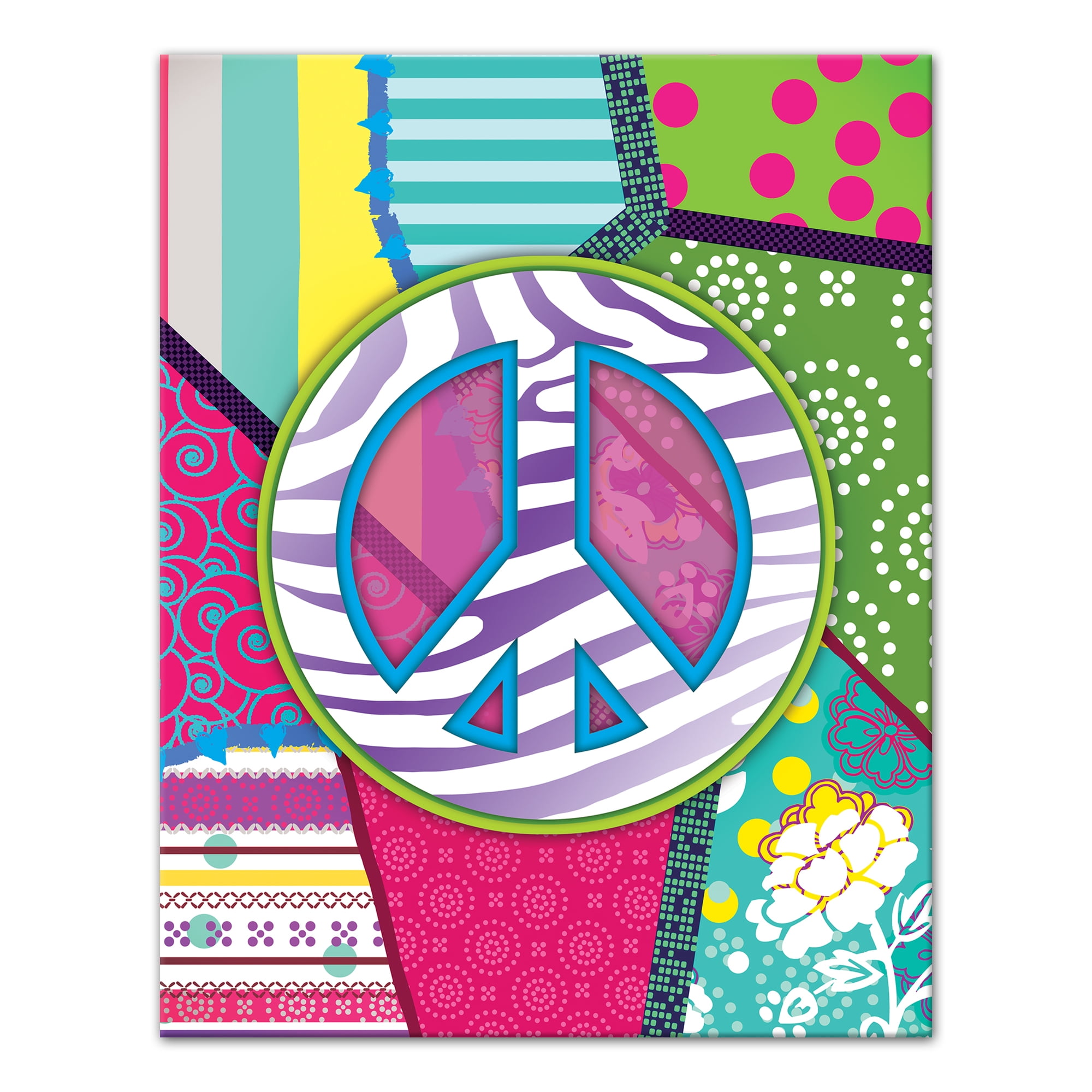 Creative Products Patterned Peace Sign 11x14 Canvas Wall Art - Walmart.com
