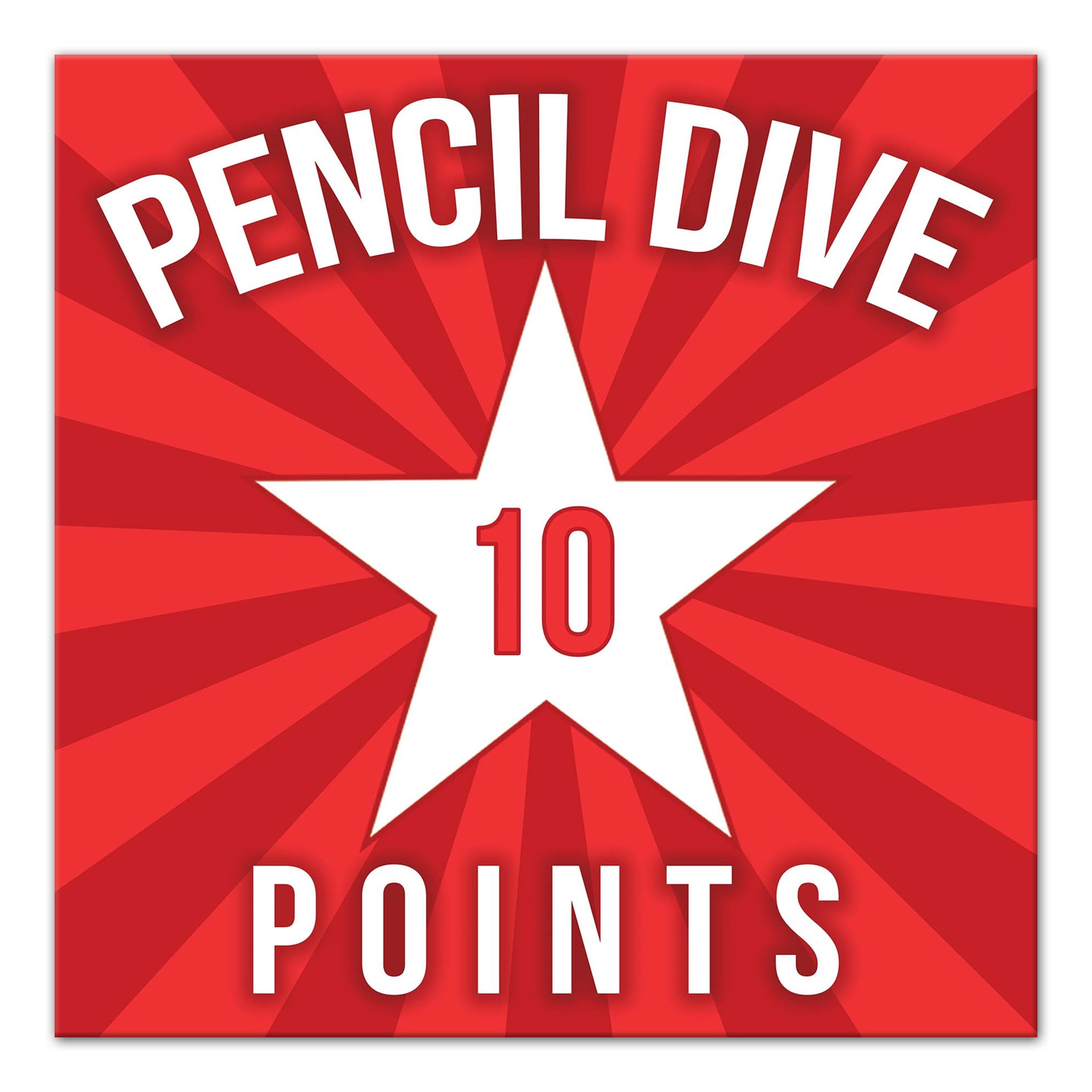 Creative Products Pencil Dive Swimming Pool 12x12 Canvas Wall Art ...