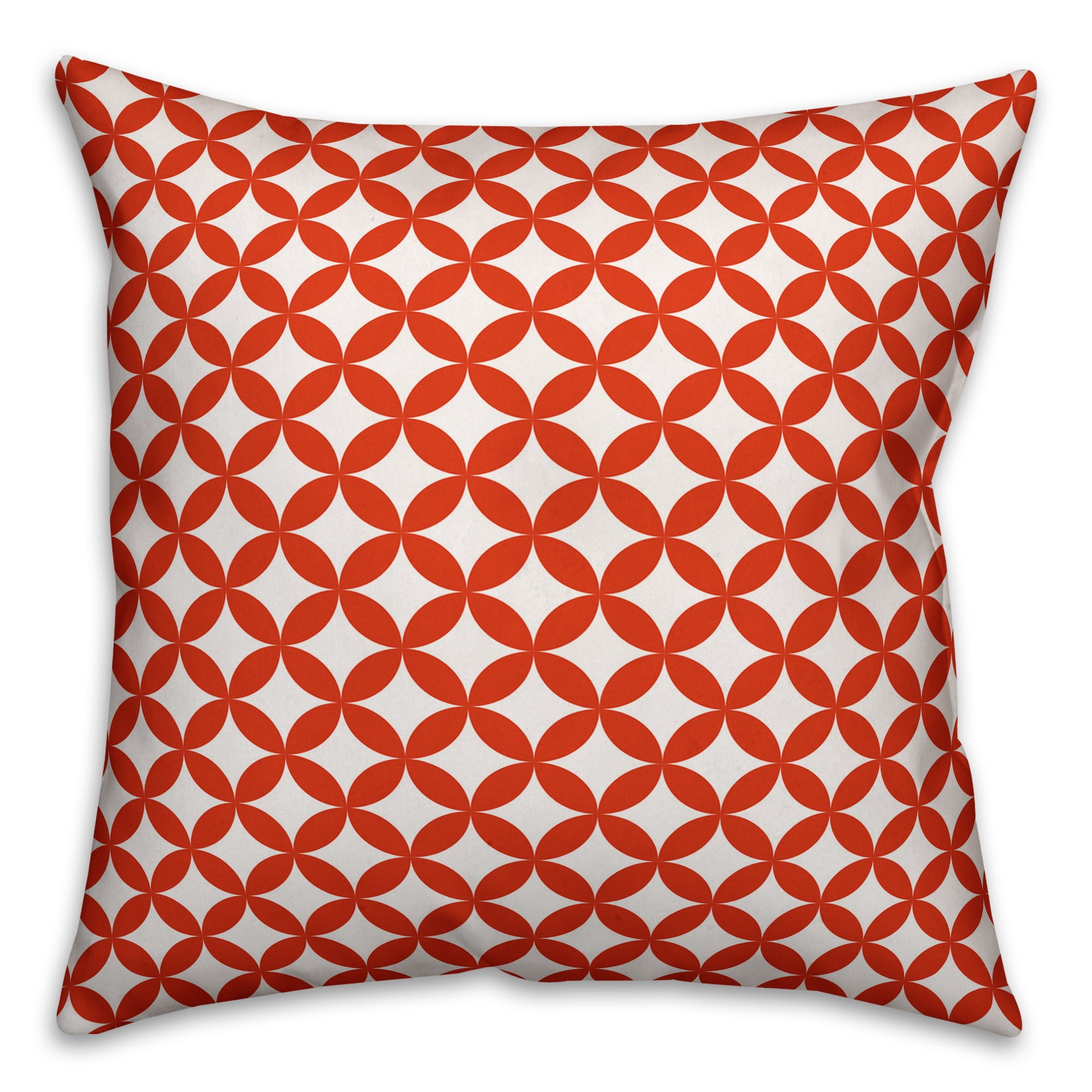 Creative Products Red Diamond Pattern 20x20 Spun Poly Pillow - Walmart.com