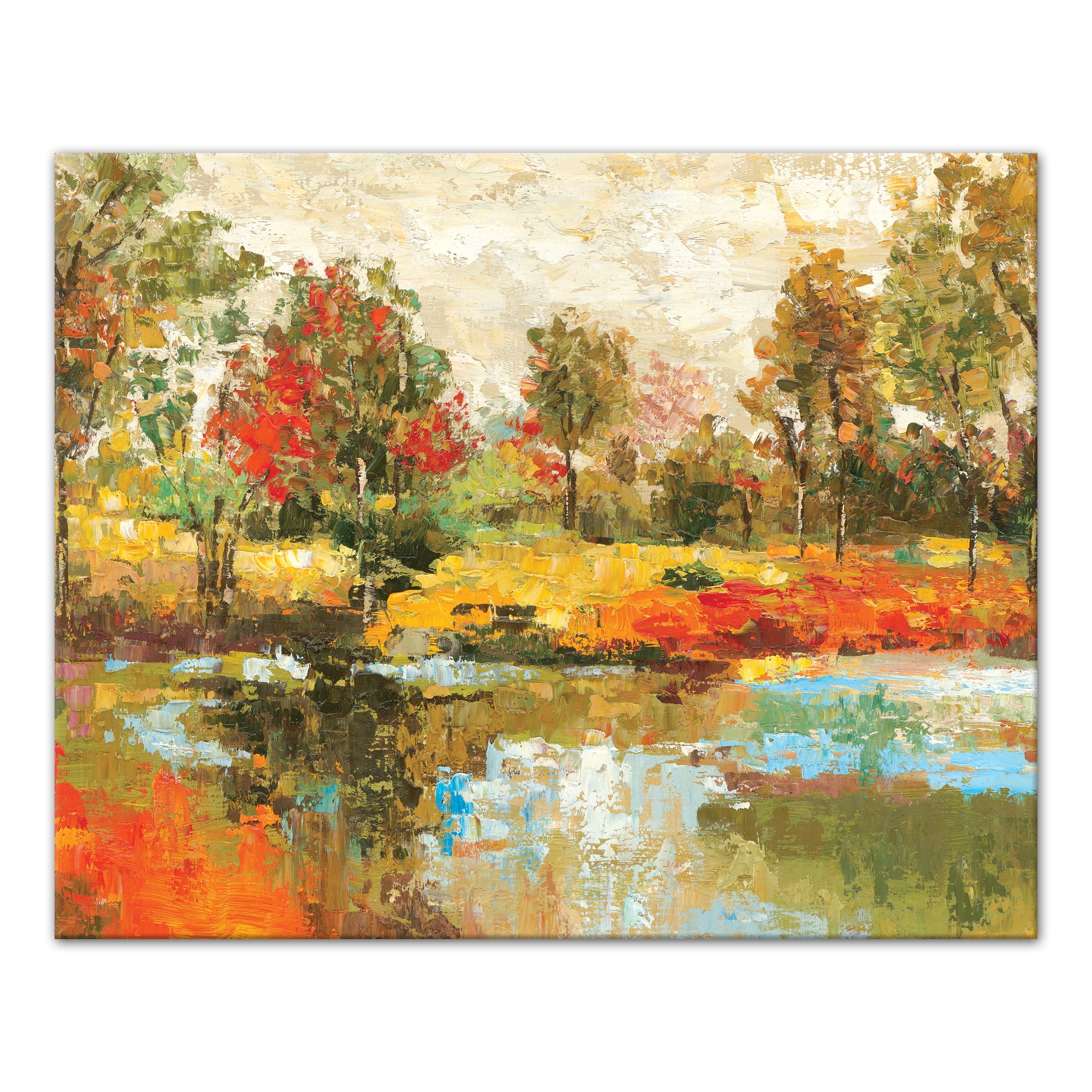 Creative Products Red Orange Green Landscape 30x24 Canvas Wall Art ...