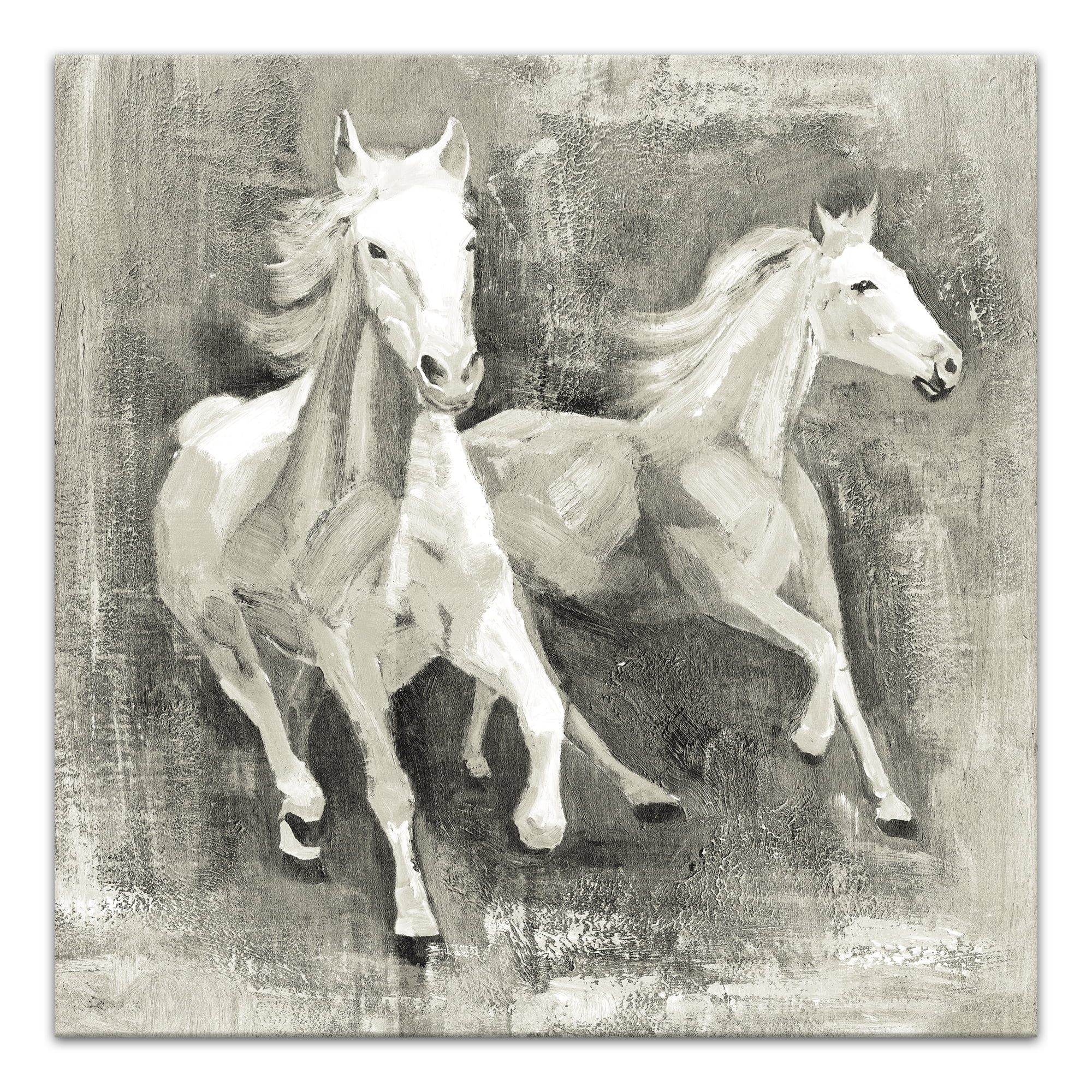 Creative Products Running Horses 20 x 20 Canvas Wall Art - Walmart.com