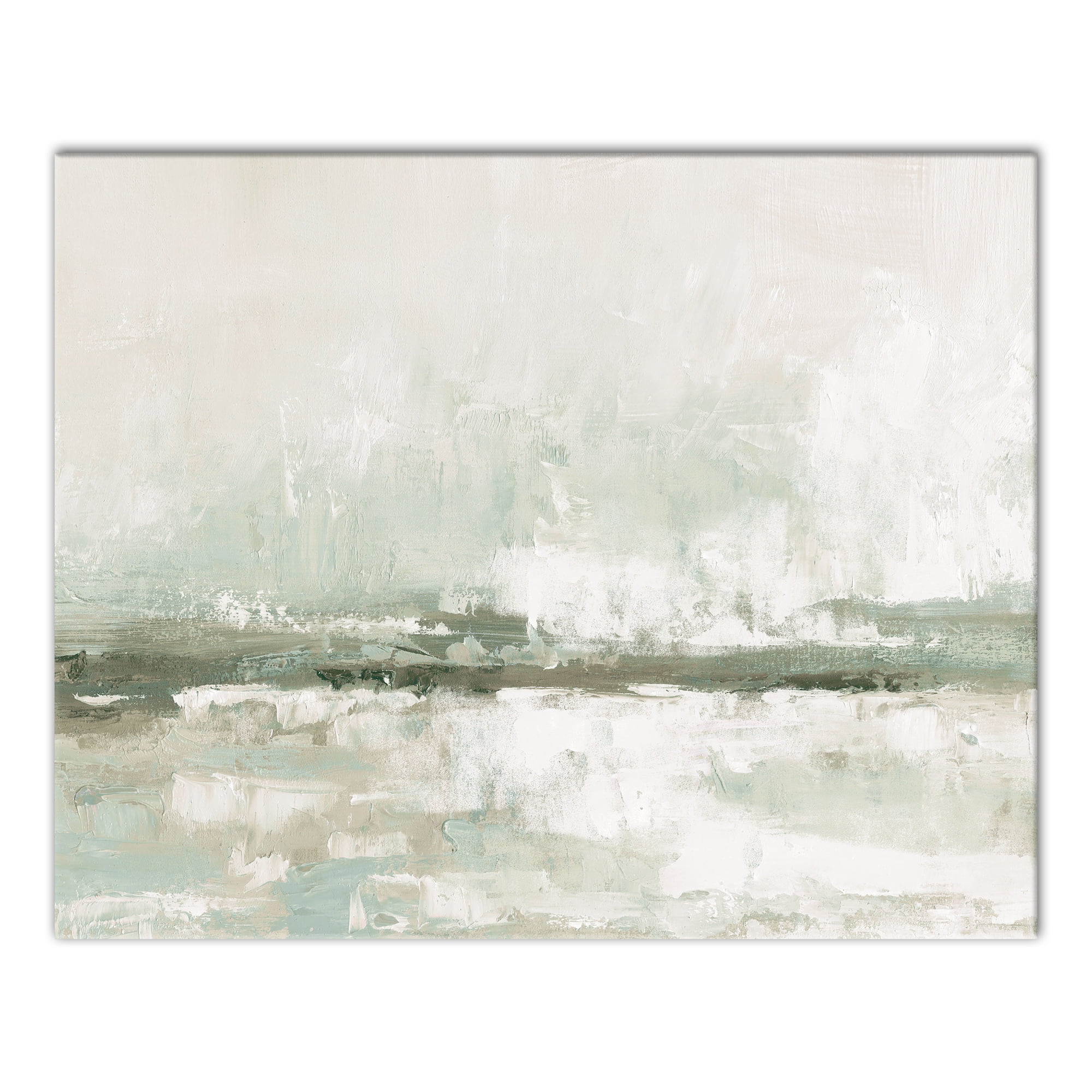 Creative Products Sage Blue And Cream Abstract 20 x 16 Canvas Wall Art ...