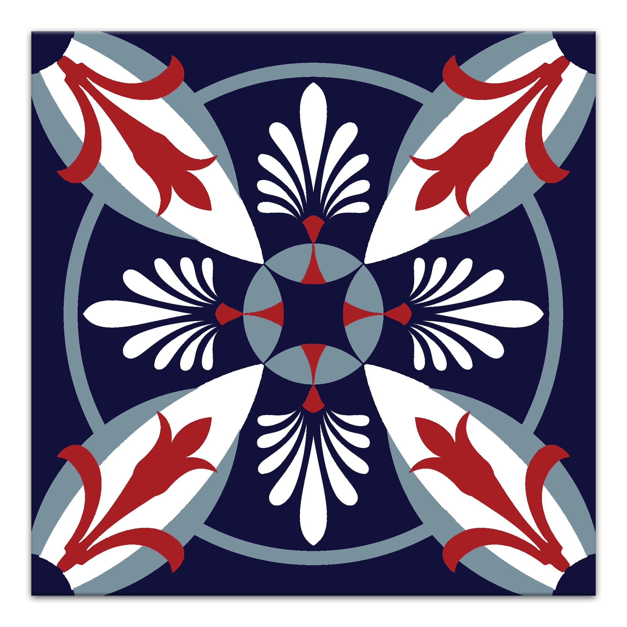 Creative Products Simple Patriotic Tile 20 x 20 Canvas Wall Art ...