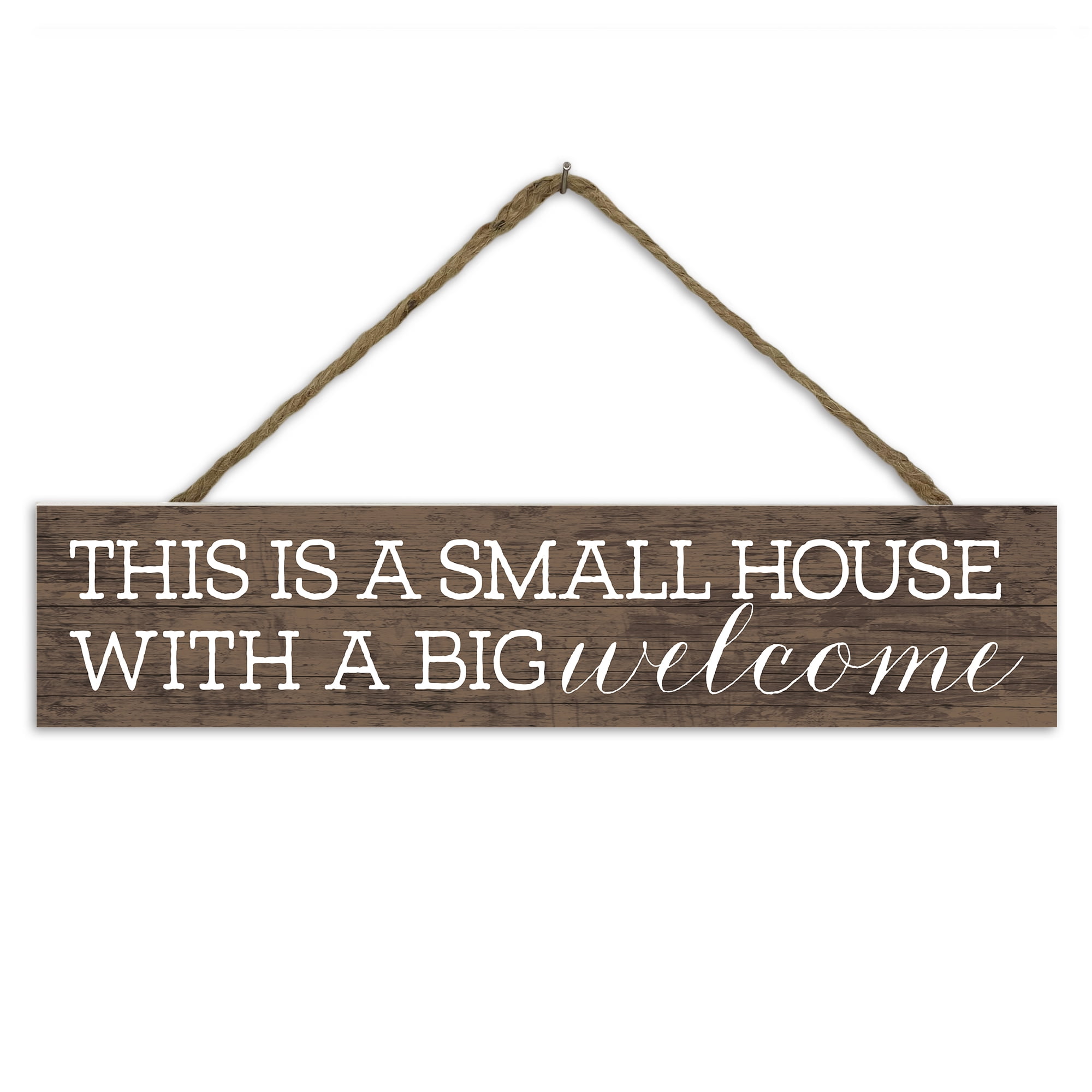 Creative Products Small House Big Welcome 17 x 3.5 Outdoor/Indoor ...