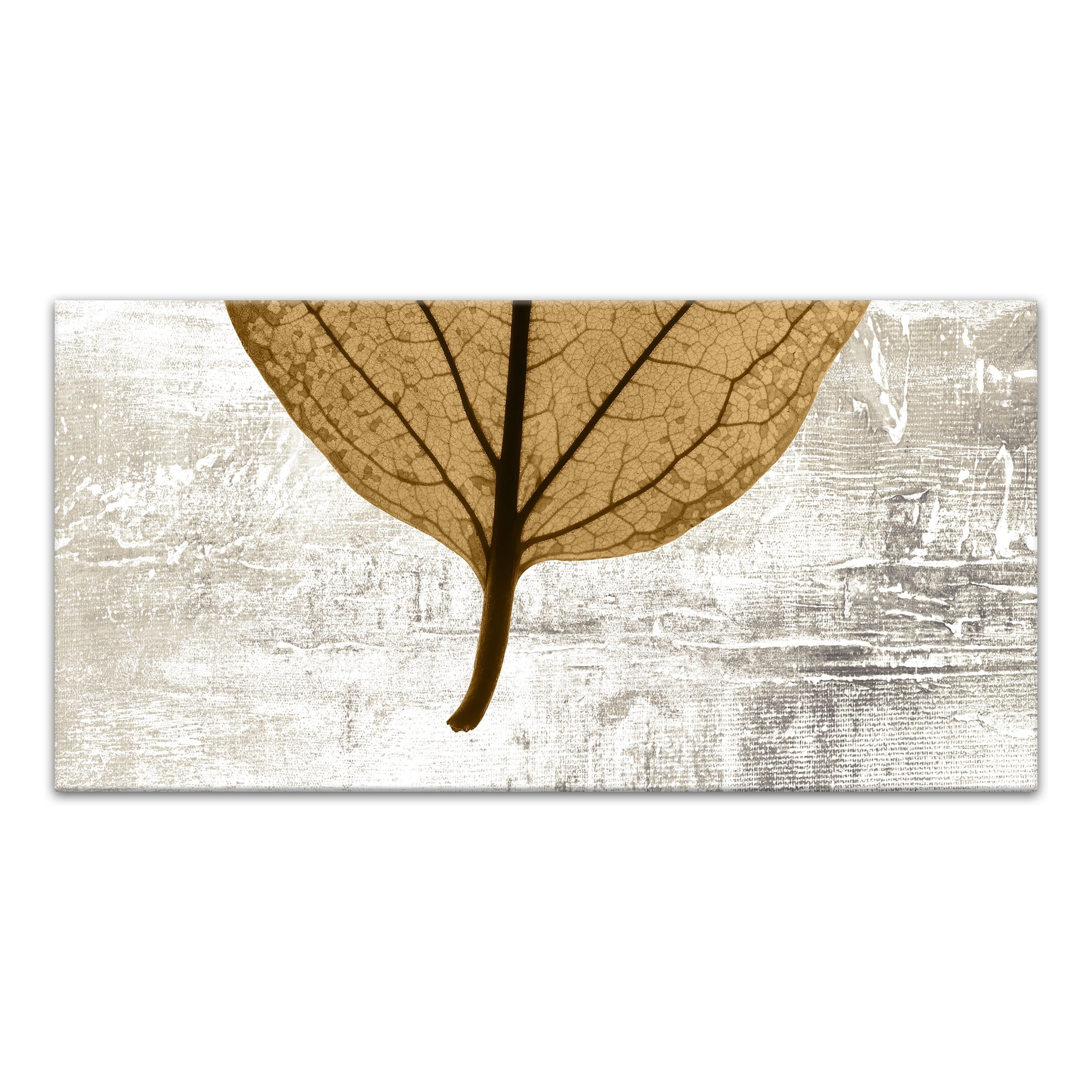 Creative Products Split Fall Leaf Bottom 10x20 Canvas Wall Art ...